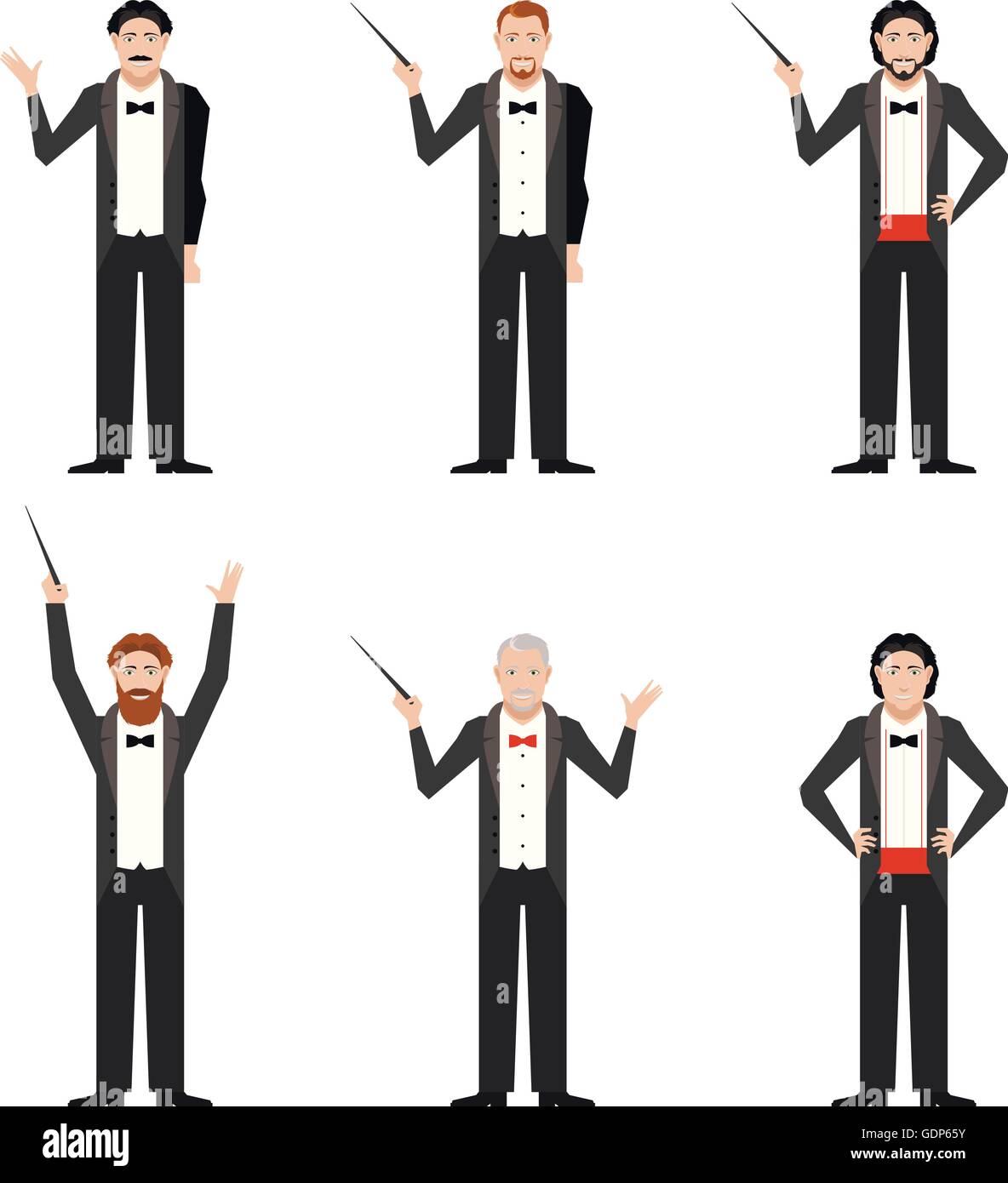 Set of Conductors Stock Vector Image & Art - Alamy