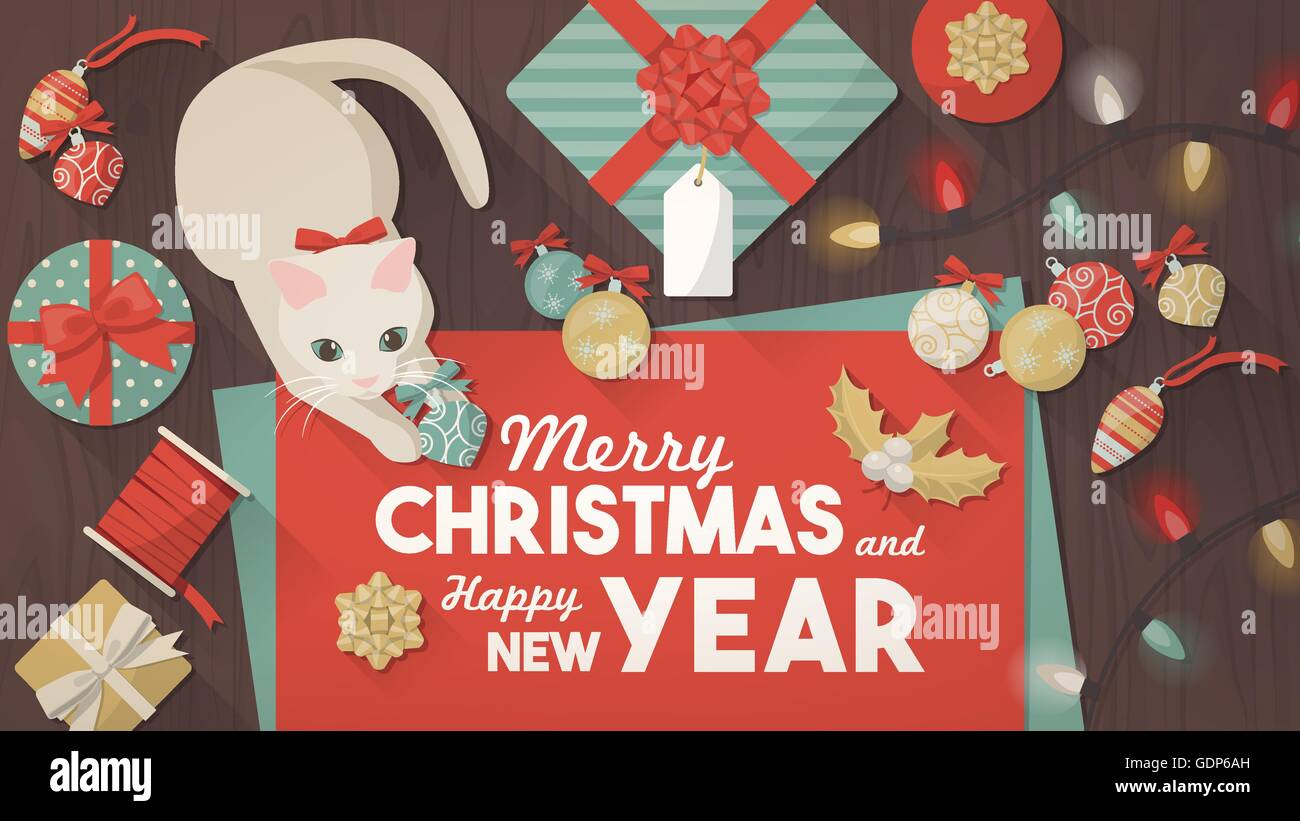 Colorful paper decorations Stock Vector Images - Alamy