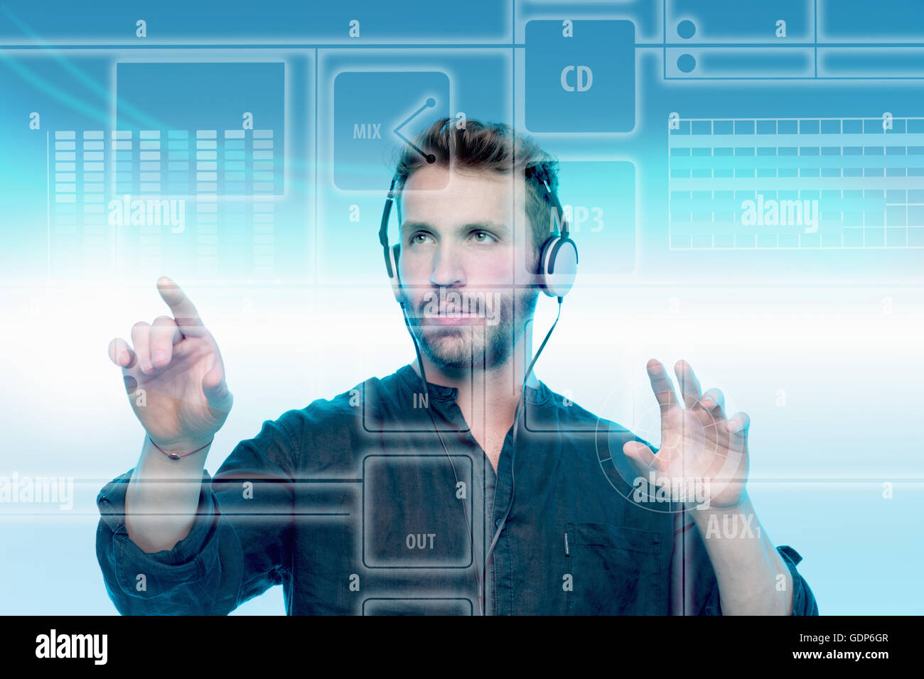 Futuristic graphical user interface hi-res stock photography and images ...