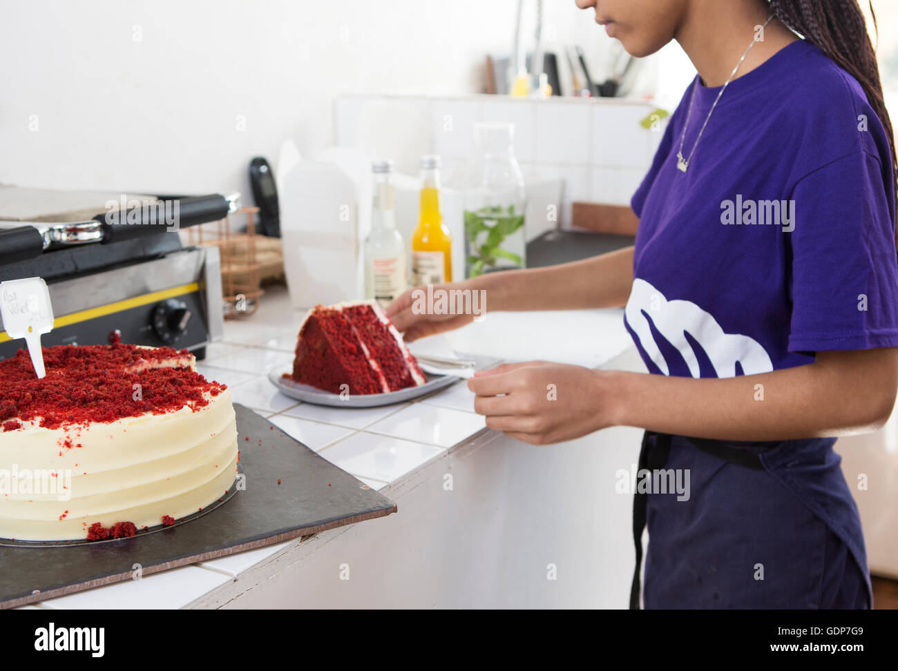 Cake counter cafe hi-res stock photography and images - Alamy