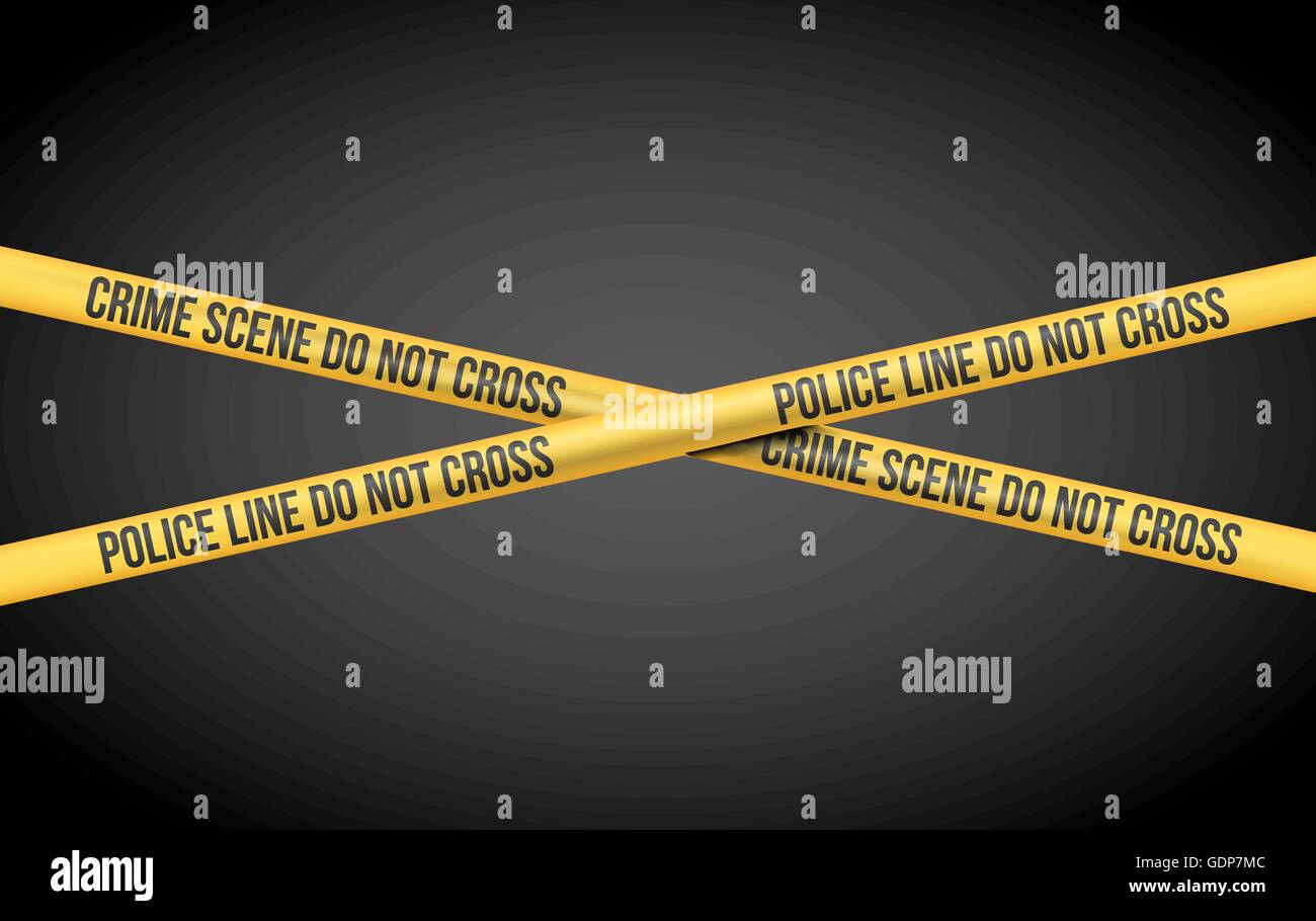 Police Line Tape Stock Vector Image & Art - Alamy