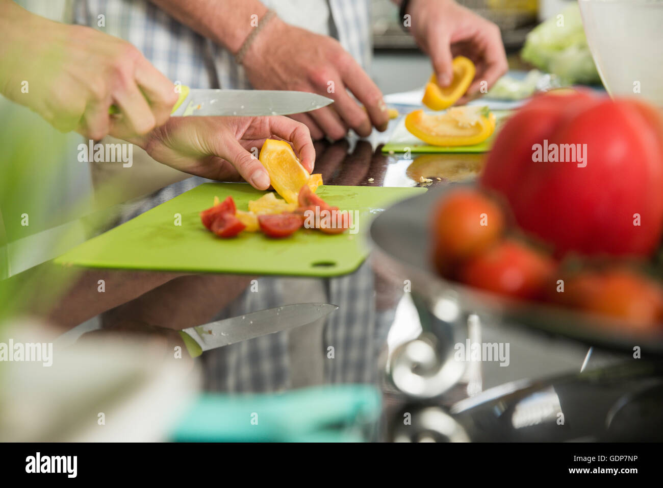 Vegetables in utensil hi-res stock photography and images - Alamy