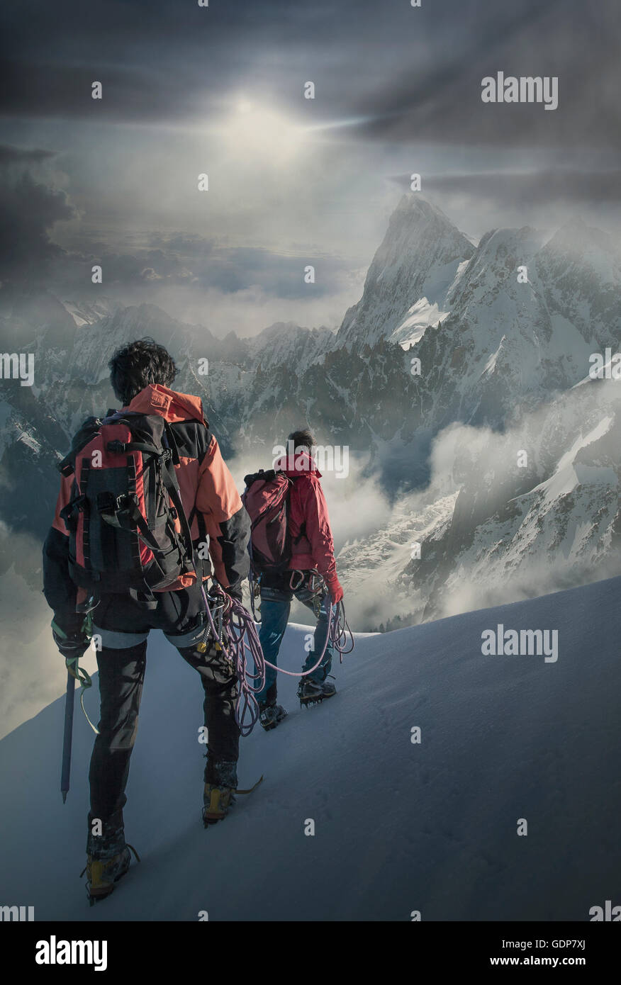People climbing a slope hi-res stock photography and images - Alamy
