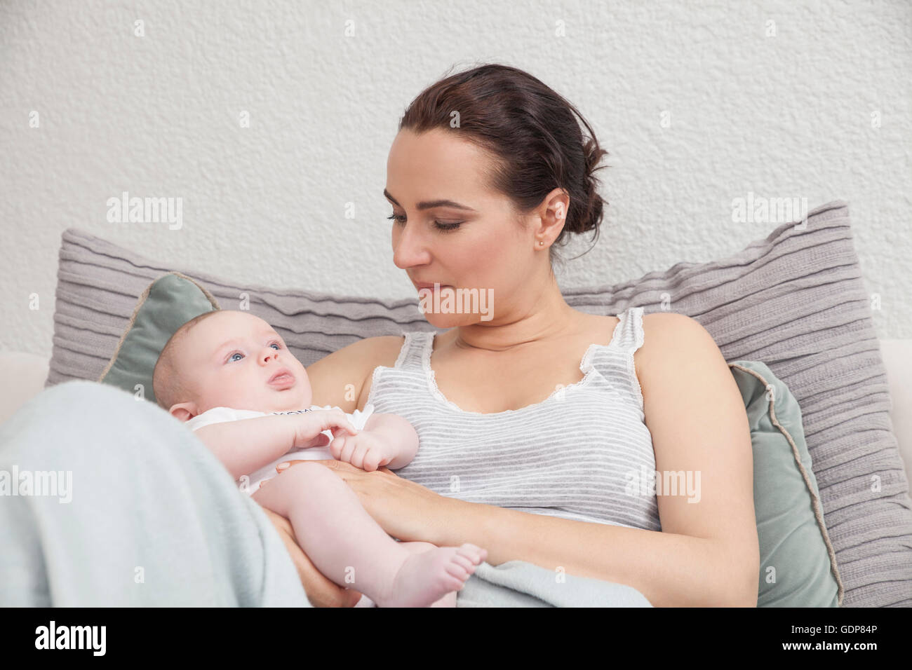 Mother and child in chair hi-res stock photography and images - Alamy
