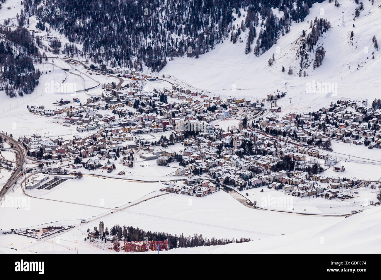Switzerland engadin snow hi-res stock photography and images - Alamy