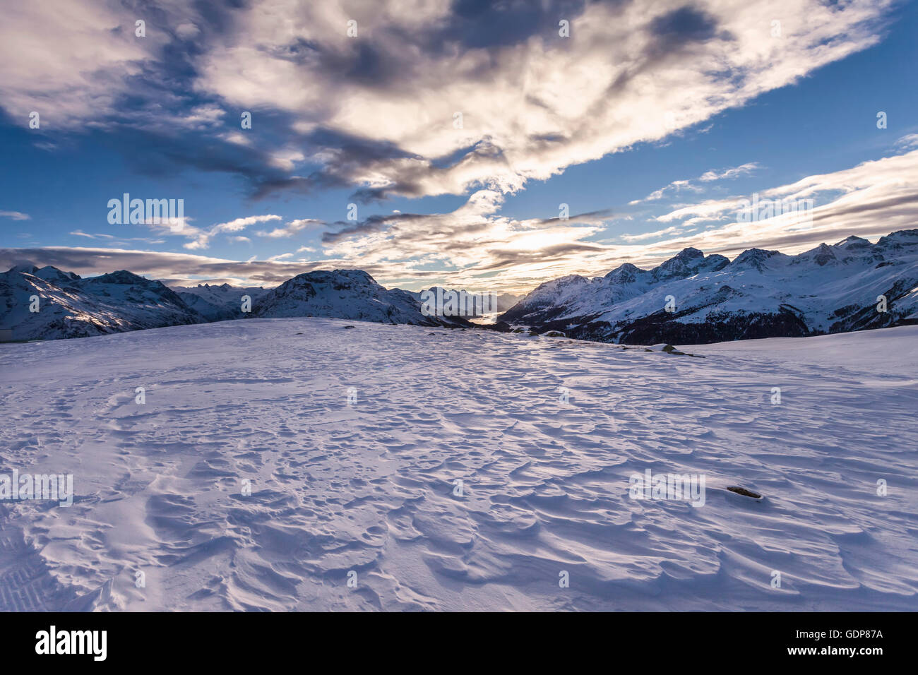 Winter landscape in engadin hi-res stock photography and images - Alamy