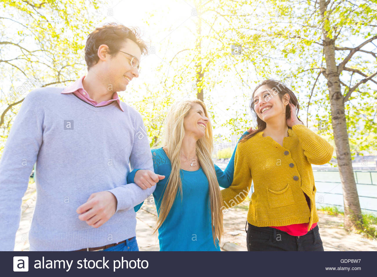 Walking Linking Arms High Resolution Stock Photography and Images - Alamy