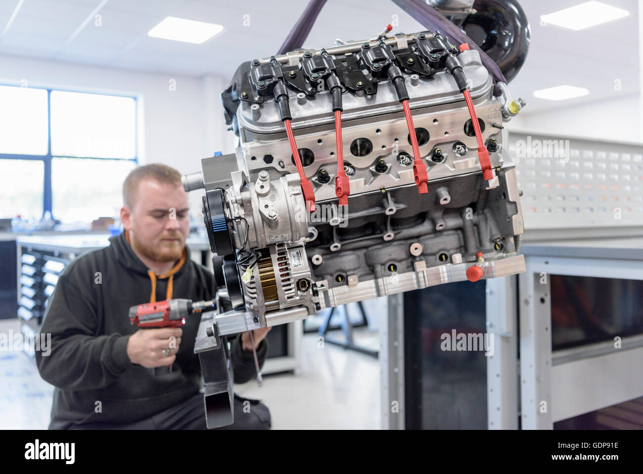 Mechanic assembling hi-res stock photography and images - Alamy