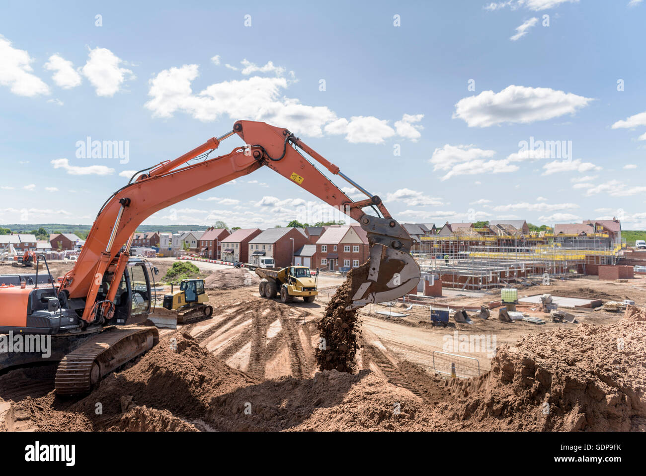 Earth moving excavator hi-res stock photography and images - Alamy