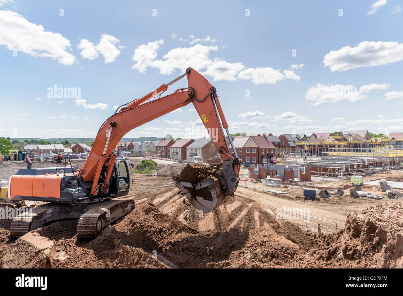 Earth moving excavator hi-res stock photography and images - Alamy