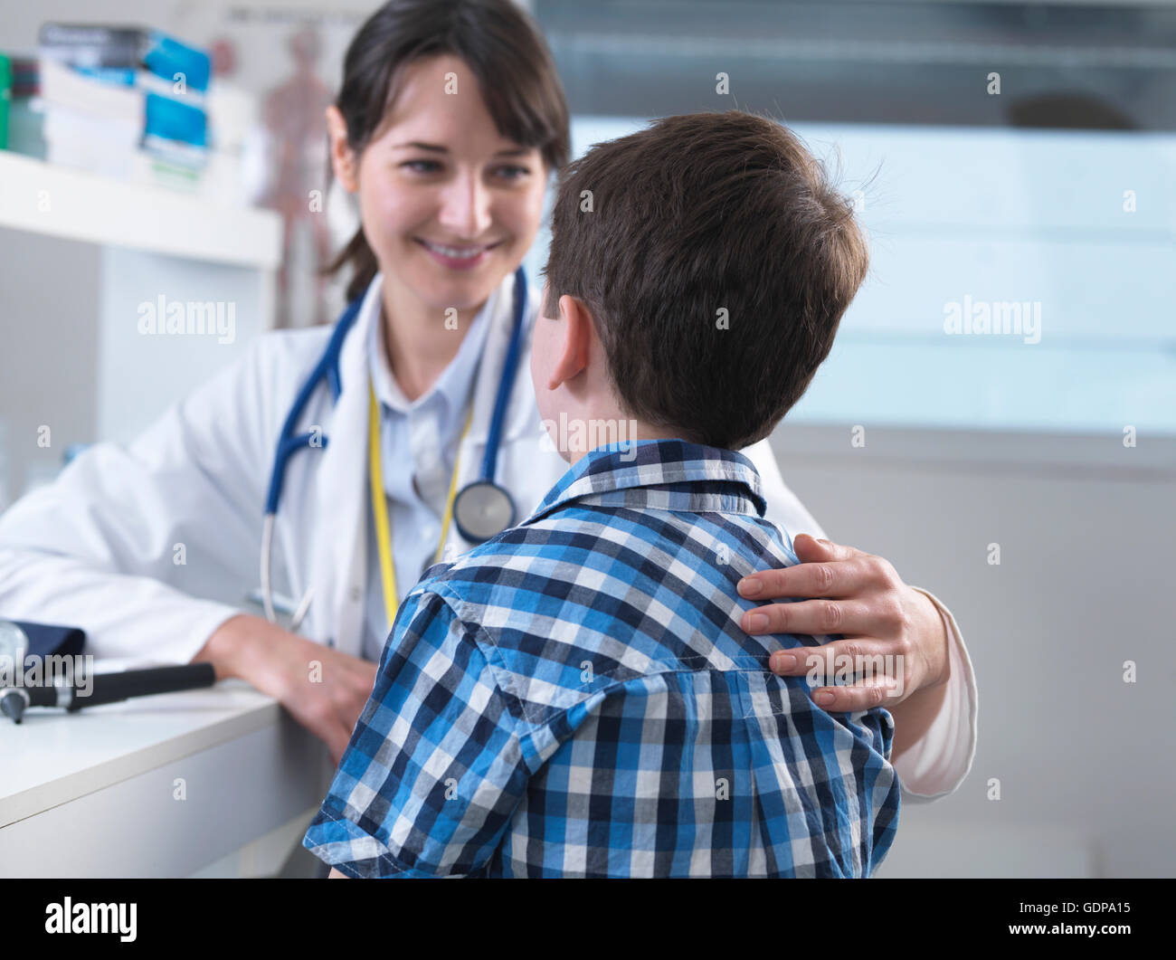 Boy medical examination hi-res stock photography and images - Alamy