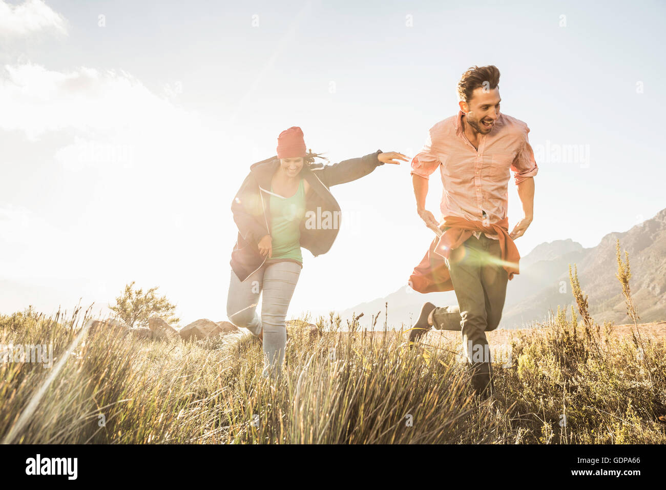 Man chasing running hi-res stock photography and images - Alamy