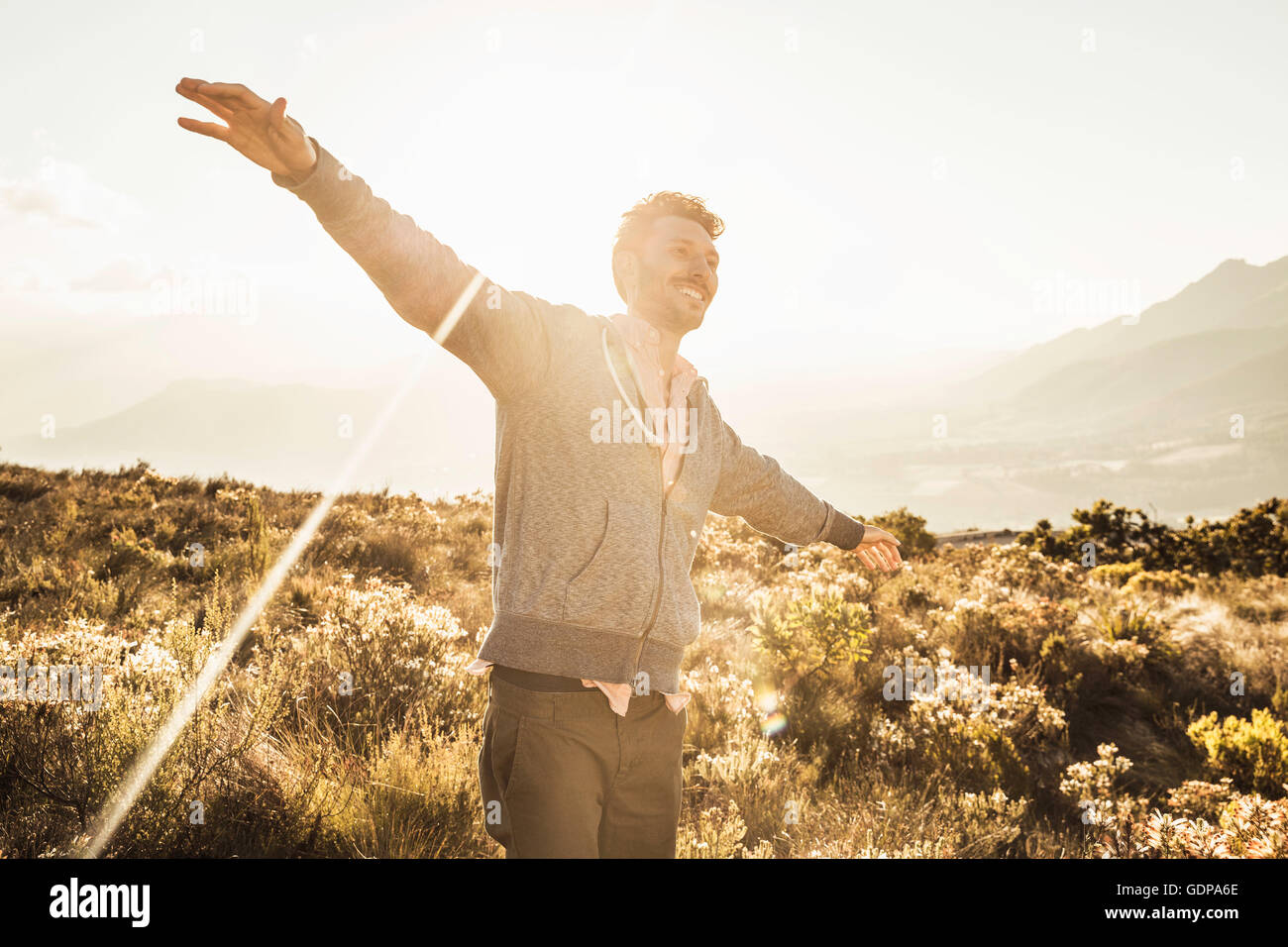 Open arms landscape hi-res stock photography and images - Alamy