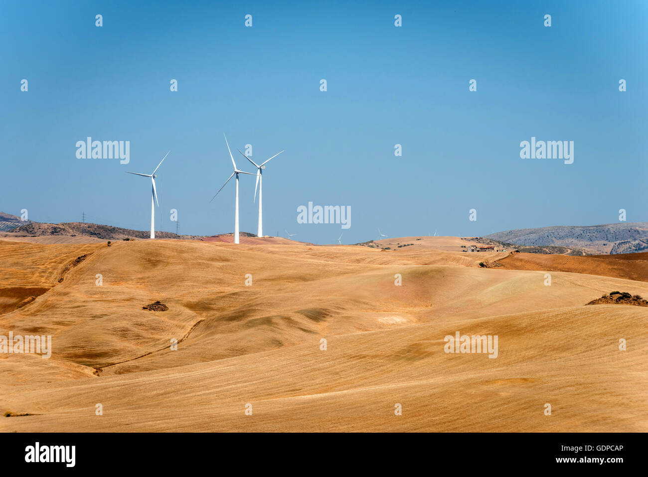 A wind farm in southern Spain Stock Photo - Alamy