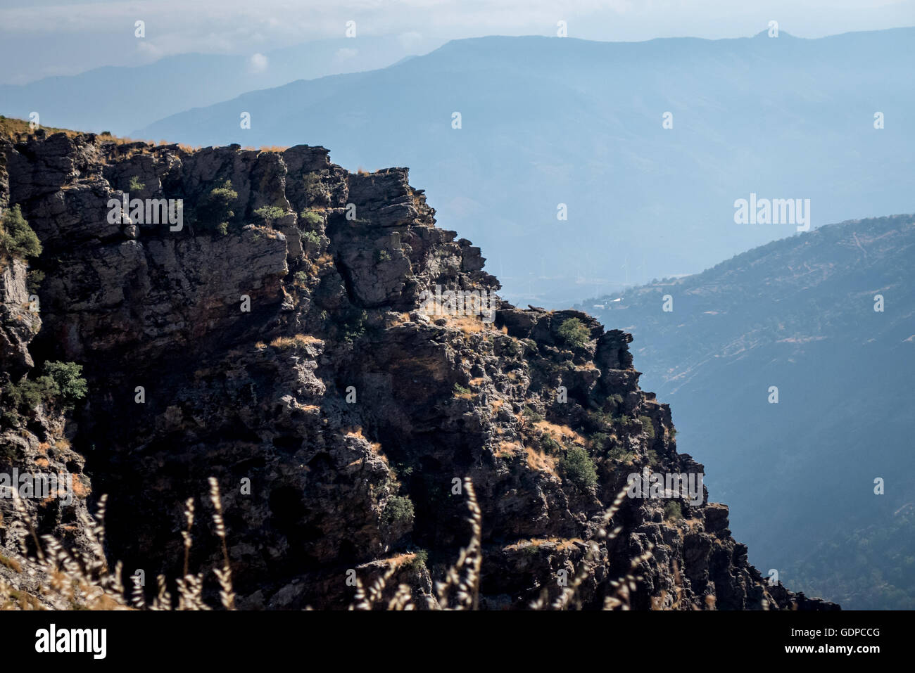 The wilderness of the Sierra Nevada National Park in Spain Stock Photo ...