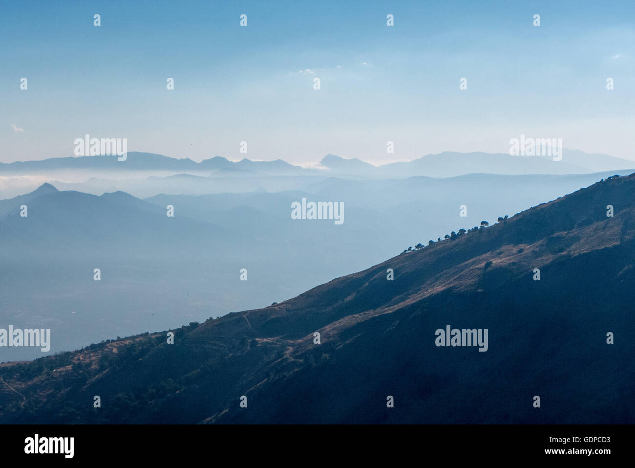 The wilderness of the Sierra Nevada National Park in Spain Stock Photo ...