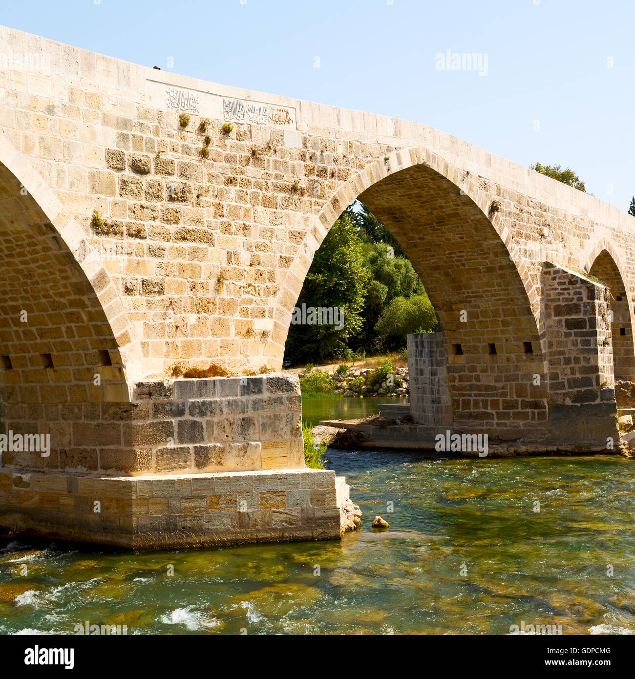 Turkey river bridge antalya ruins hi-res stock photography and images ...