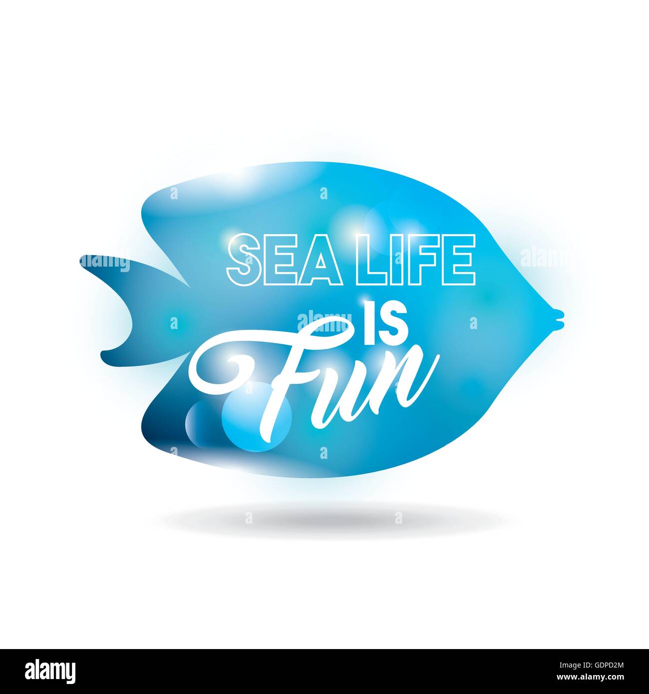 fish icon. Sea life design. Vector graphic Stock Vector Image & Art - Alamy