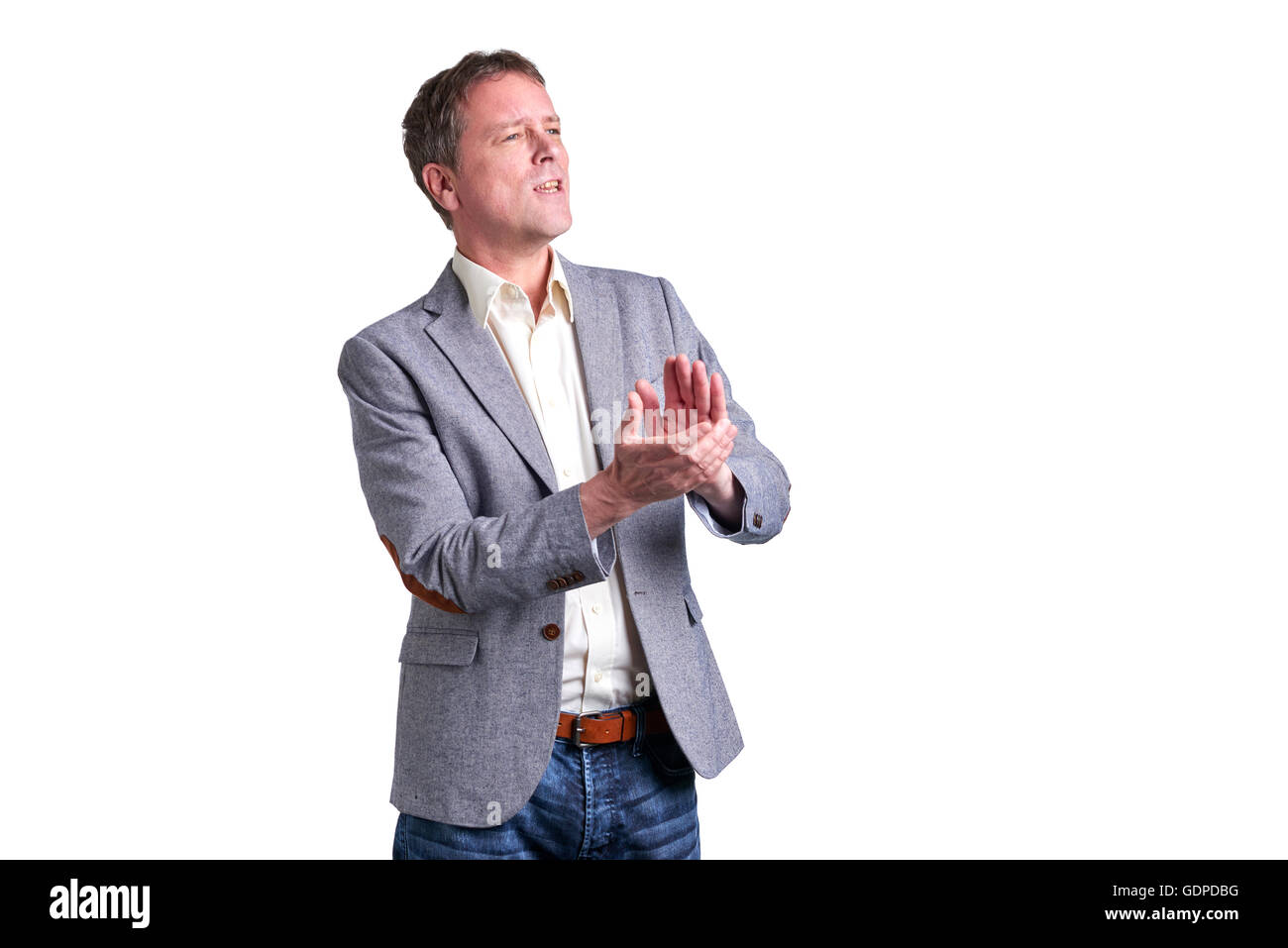 Clapping head hi-res stock photography and images - Alamy