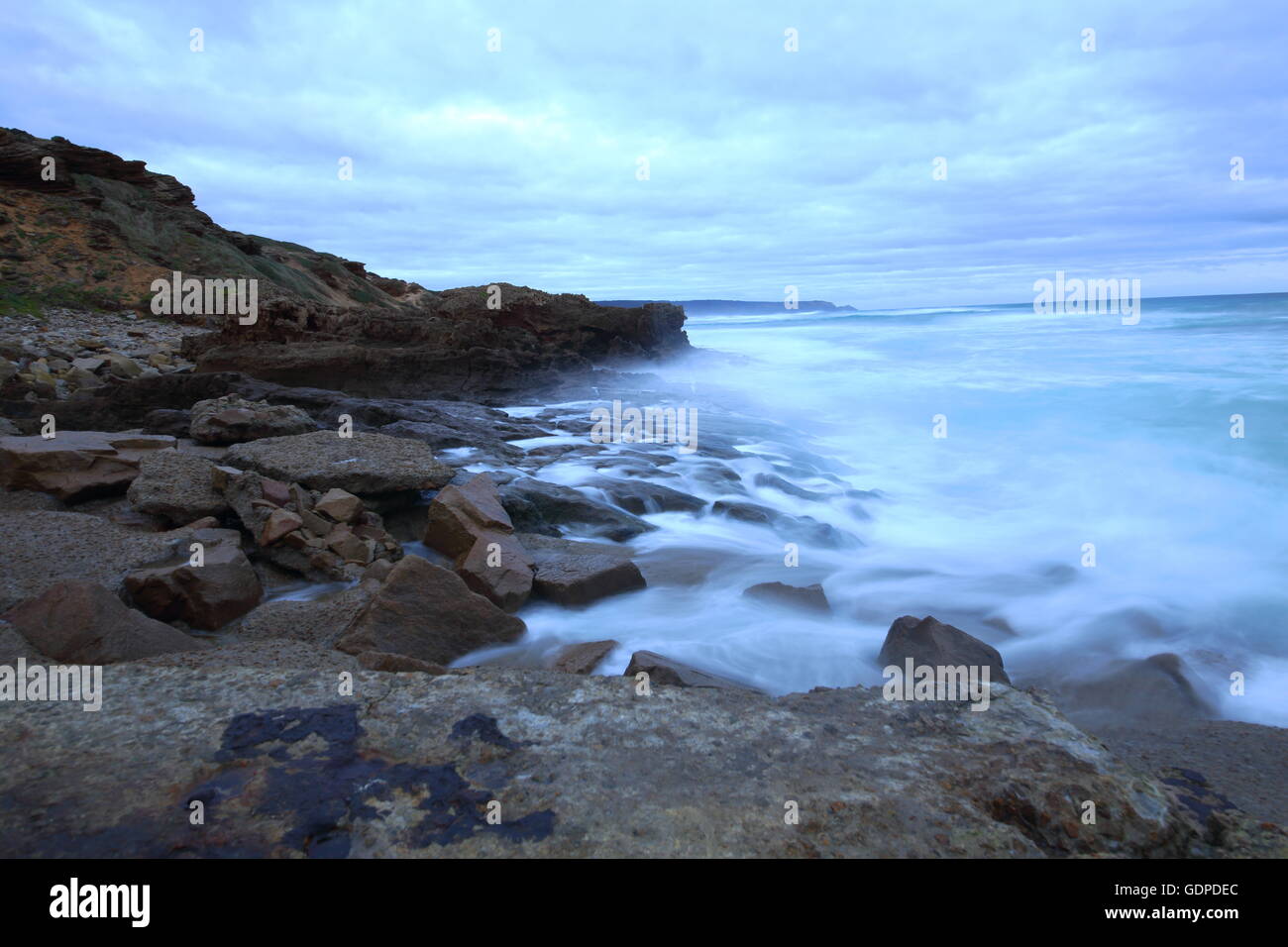 Rye Surf Beach Stock Photo - Alamy