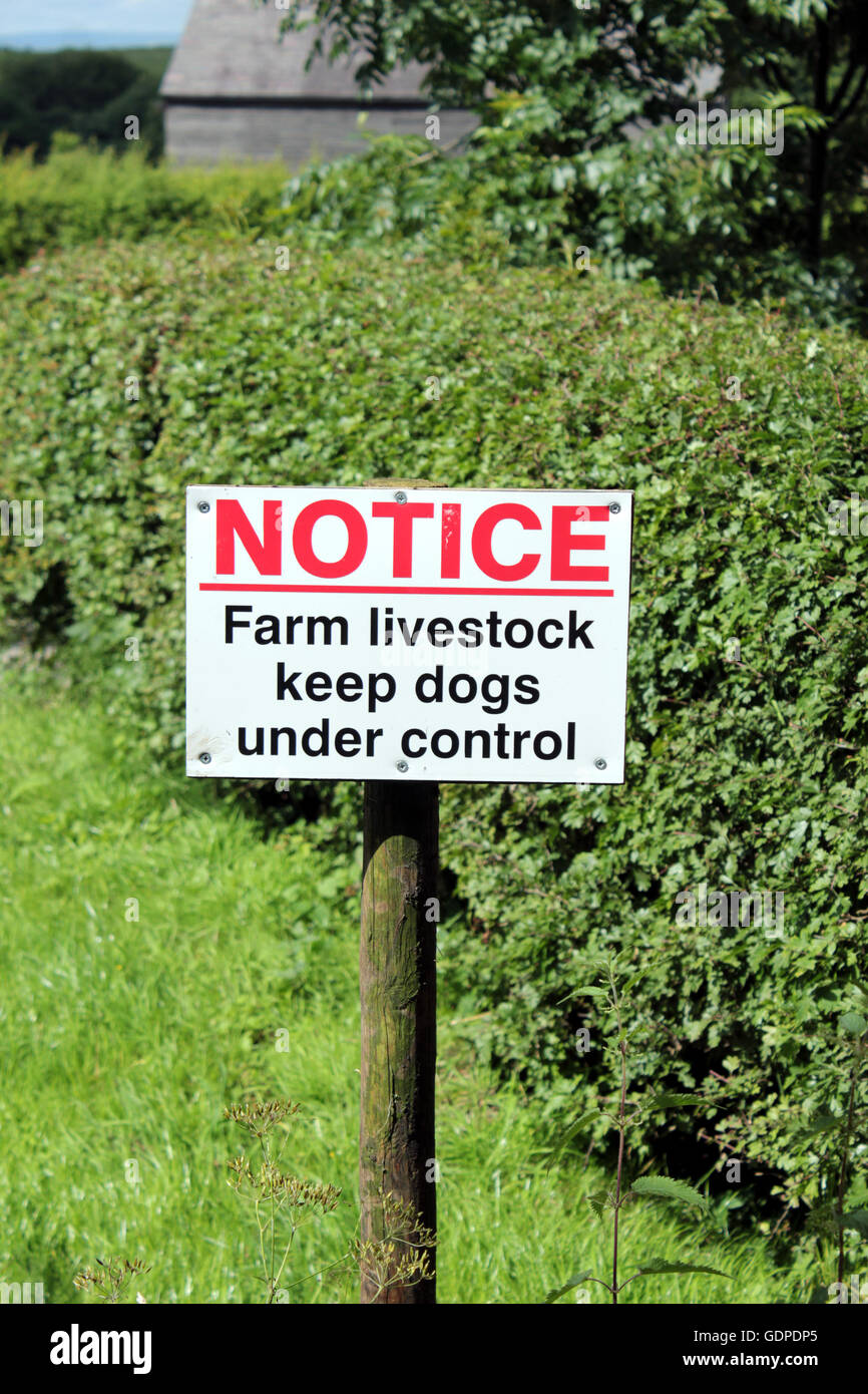 Please keep your dogs under control hi-res stock photography and images ...