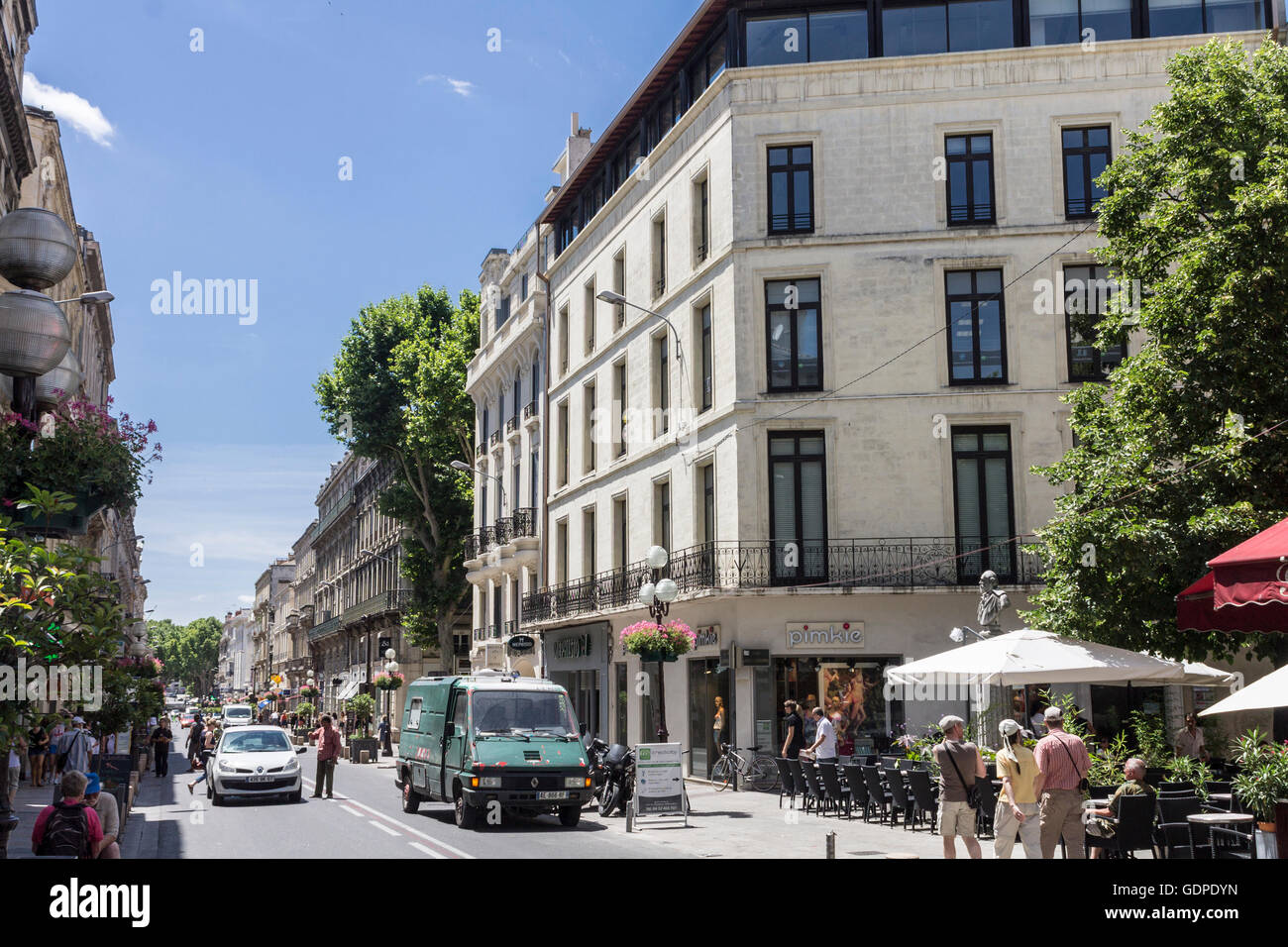 Typical Street, Avignon, Provence, France Stock Photo - Alamy