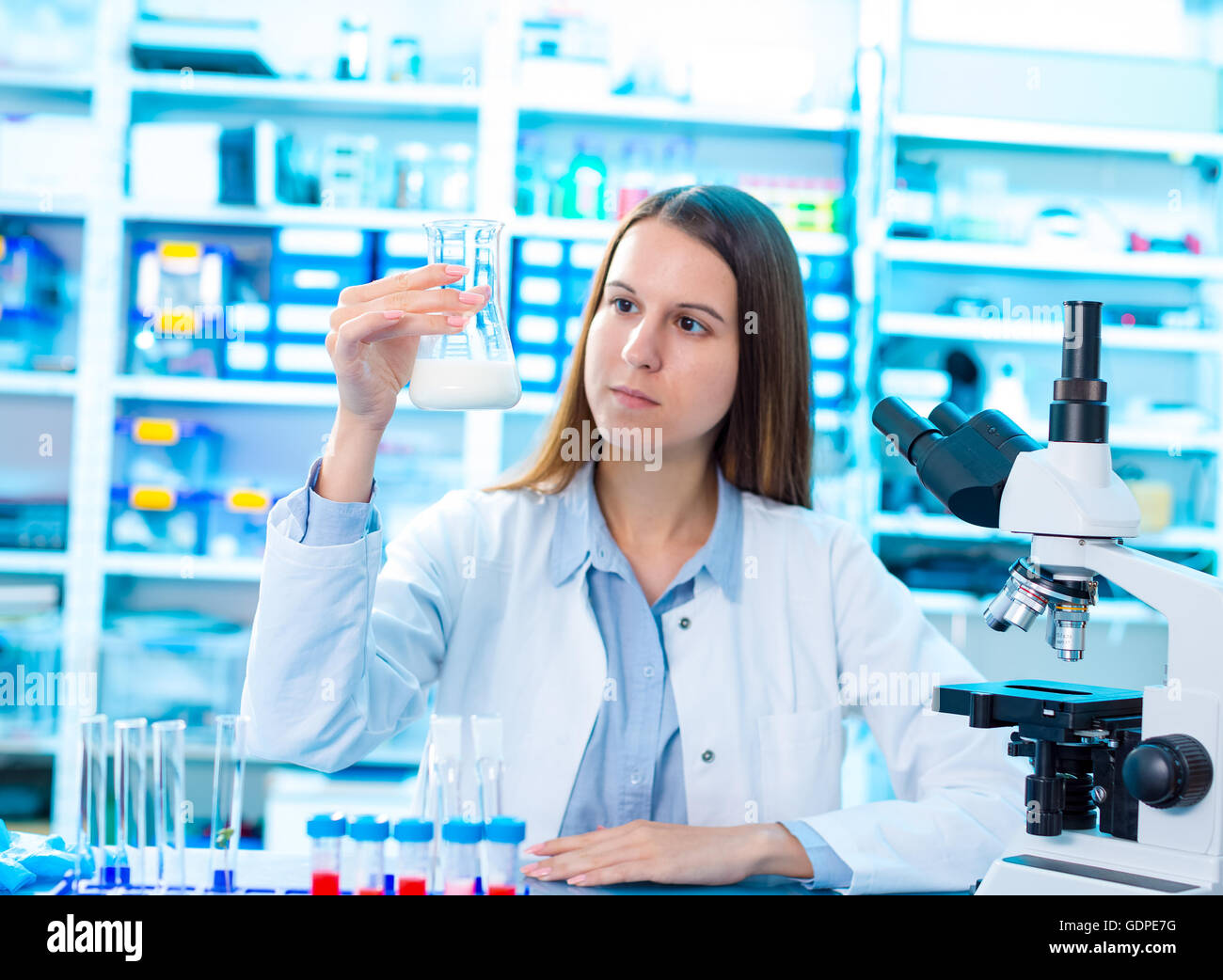 Milk quality control hi-res stock photography and images - Alamy