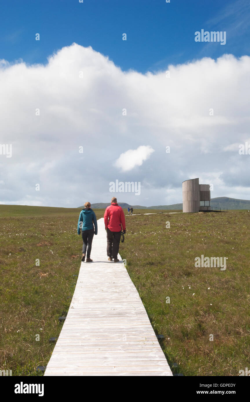 Forsinard flow lookout tower hi-res stock photography and images - Alamy