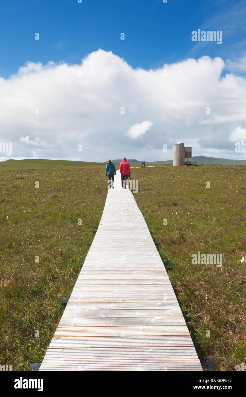 Forsinard flow lookout tower hi-res stock photography and images - Alamy