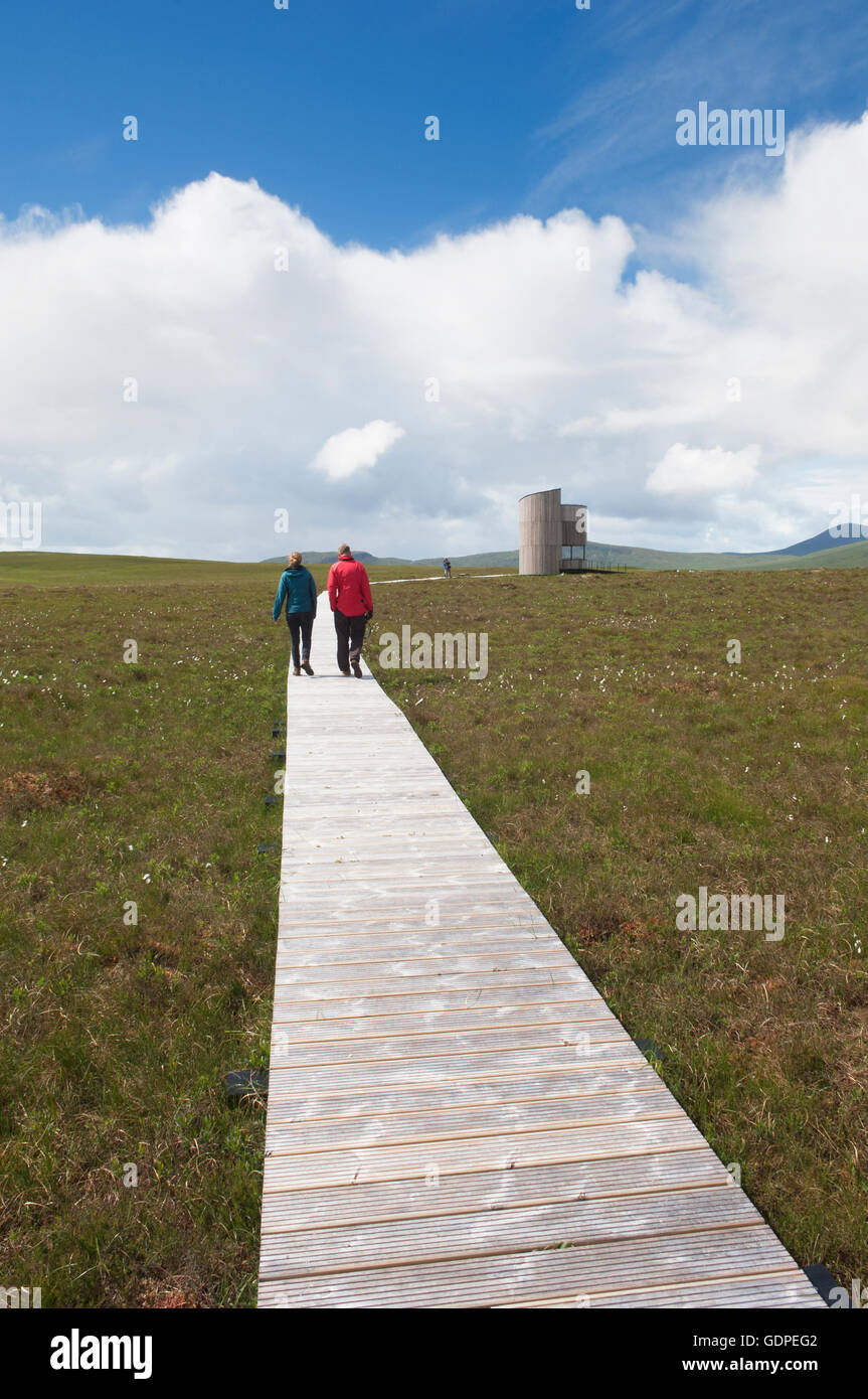Forsinard flow lookout tower hi-res stock photography and images - Alamy