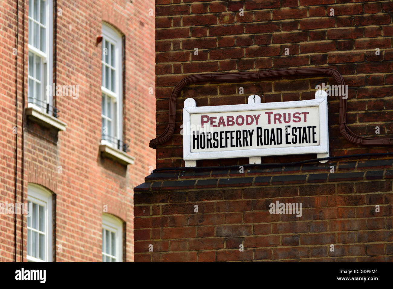 London, England, UK. Horseferry Road Estate, run by the charity the ...