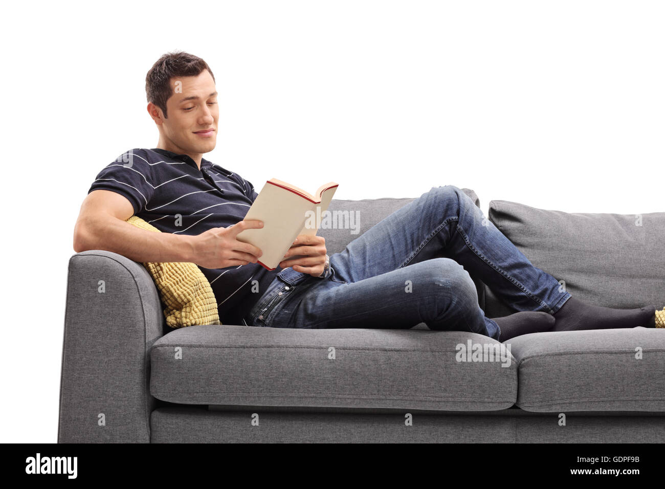 Reading relaxed hi-res stock photography and images - Alamy