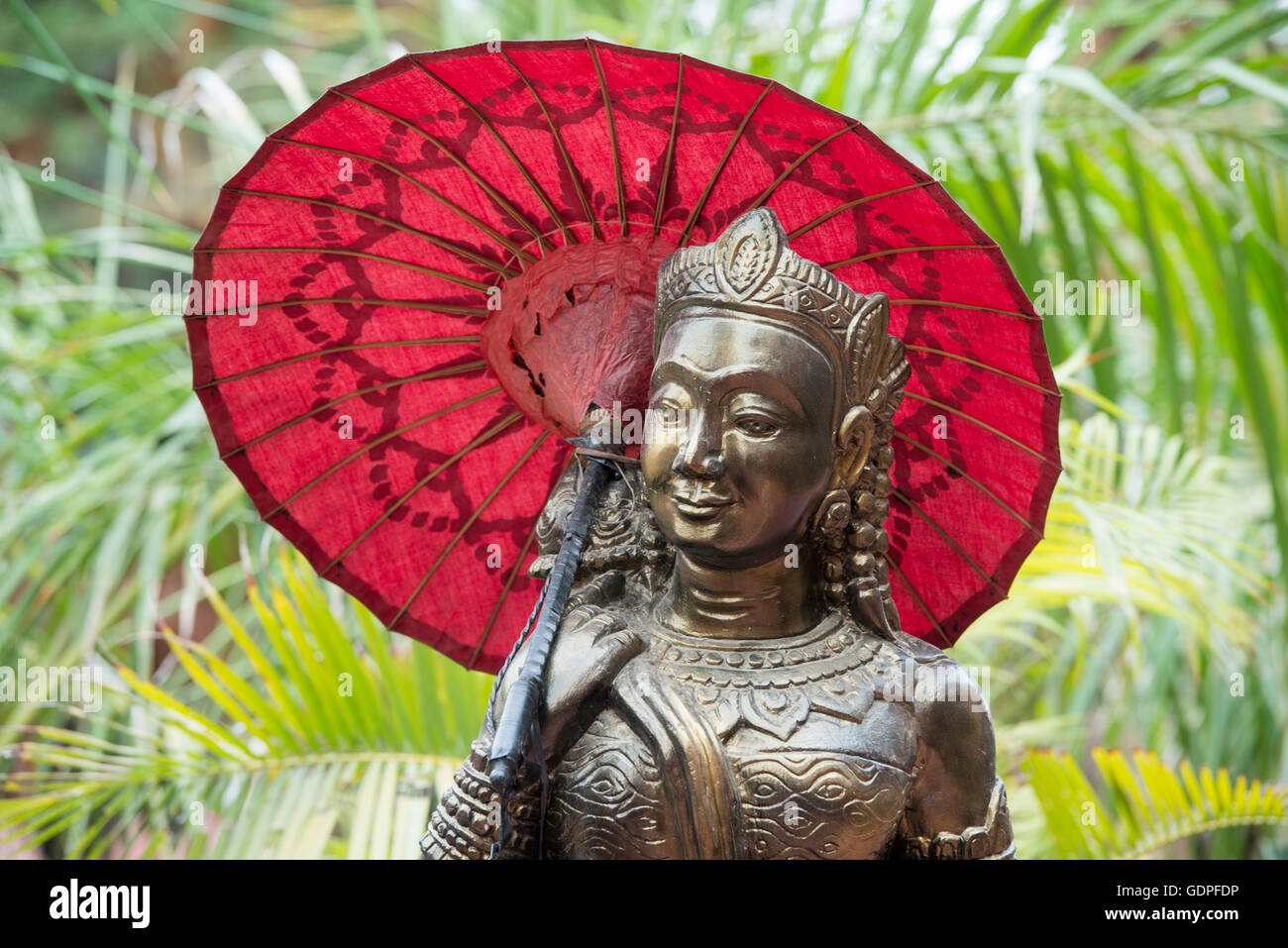 traditional decor in a Hotel in Bagan in Myanmar in Southeastasia Stock ...