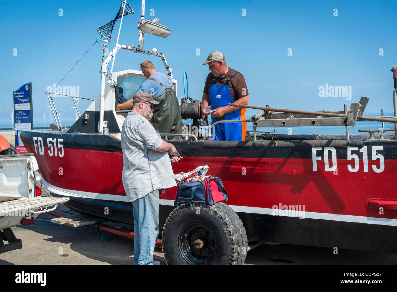 Fish man boat hi-res stock photography and images - Alamy