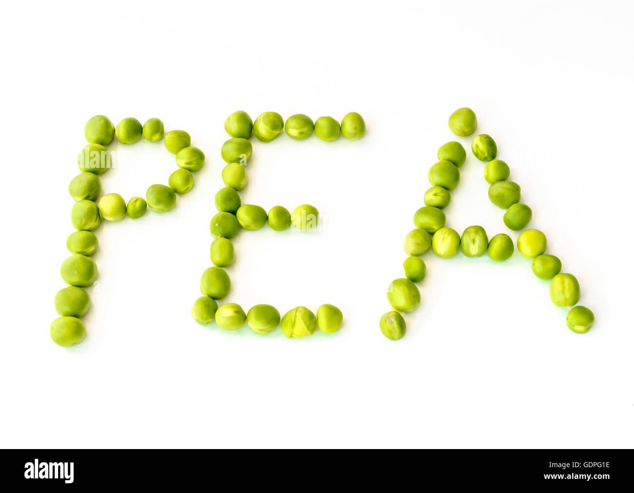 Pea alphabet hi-res stock photography and images - Alamy