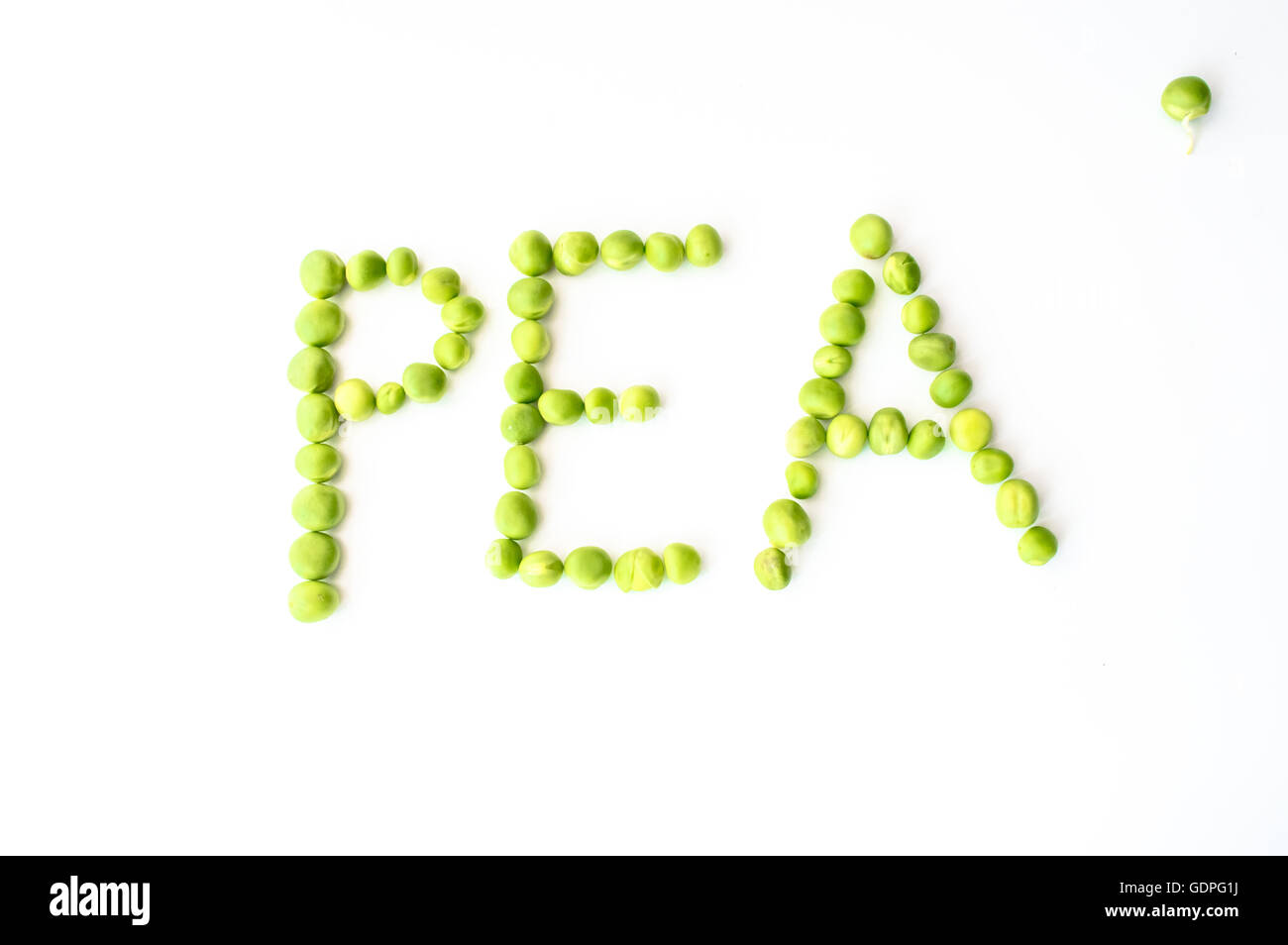 Pea alphabet hi-res stock photography and images - Alamy