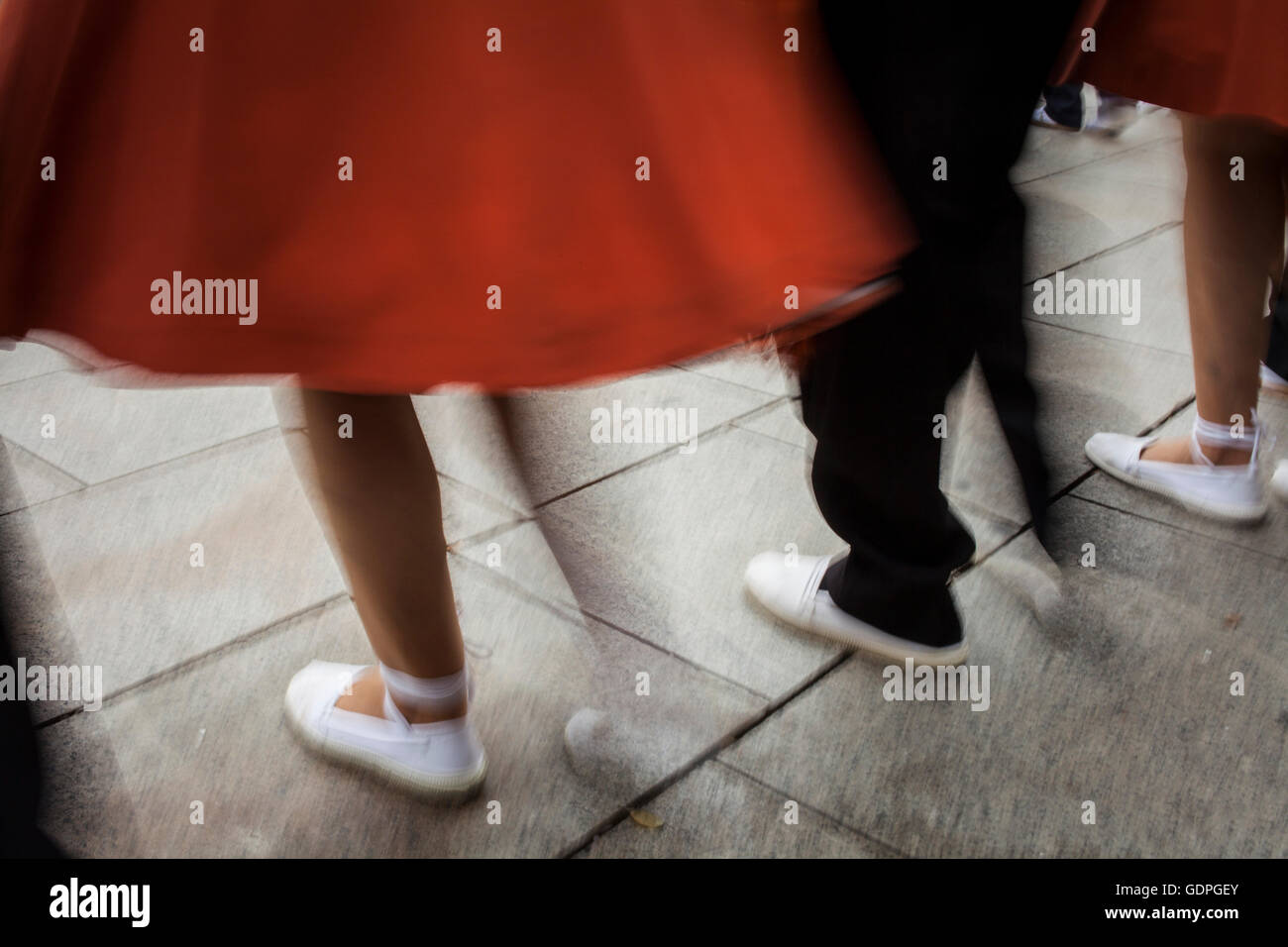 `Sardanes´ (traditional Catalan dance), in Catedral Avenue during La ...