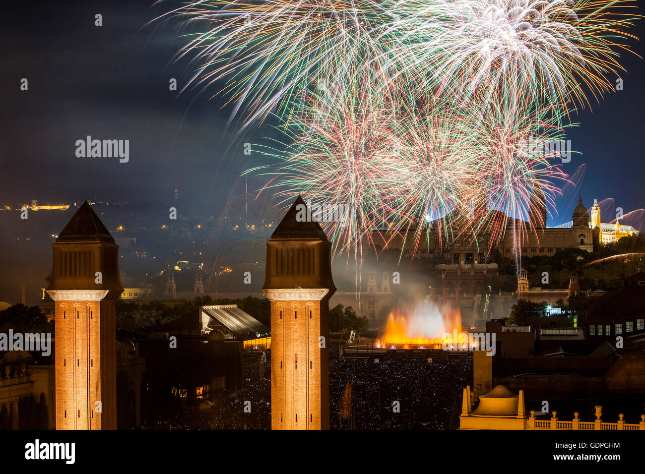 Fiestas de la merce de barcelona hi-res stock photography and images ...