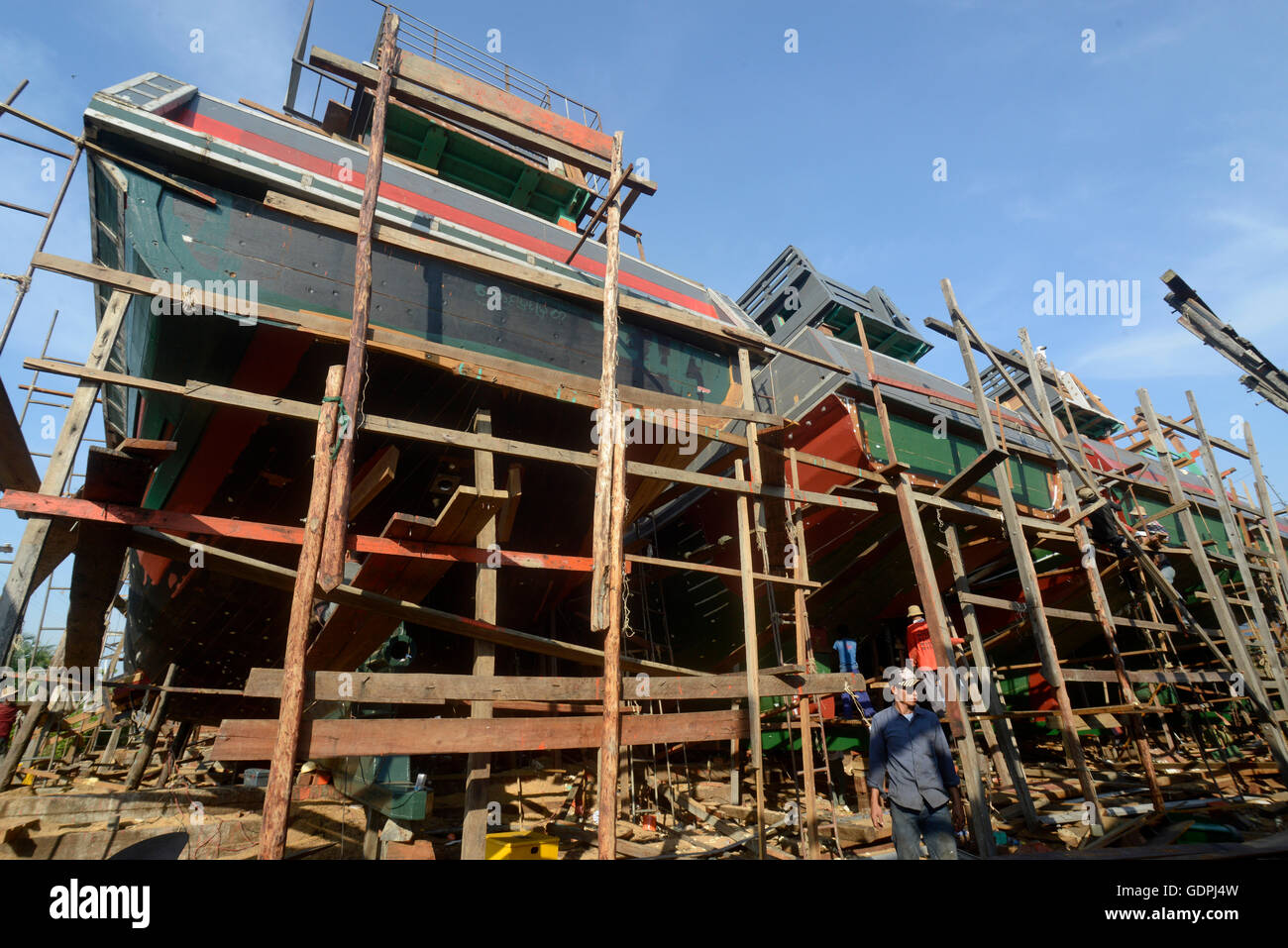 a Ship manufactur in the city of Myeik in the south in Myanmar in ...