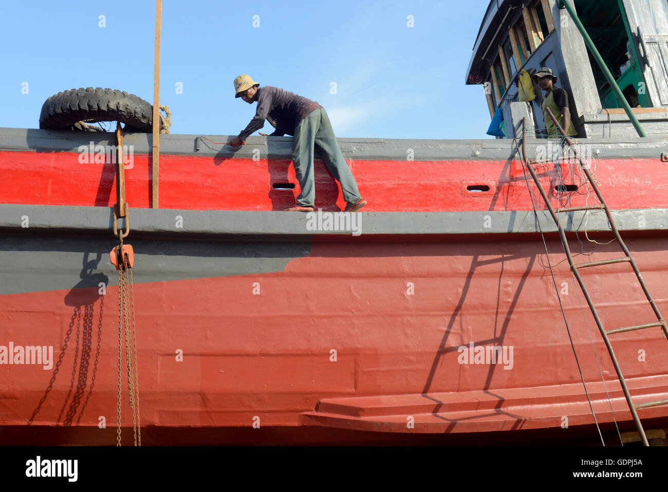 a Ship manufactur in the city of Myeik in the south in Myanmar in ...
