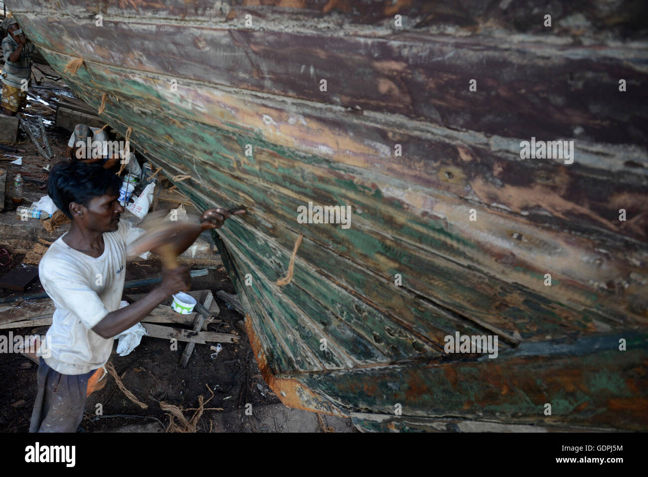 a Ship manufactur in the city of Myeik in the south in Myanmar in ...