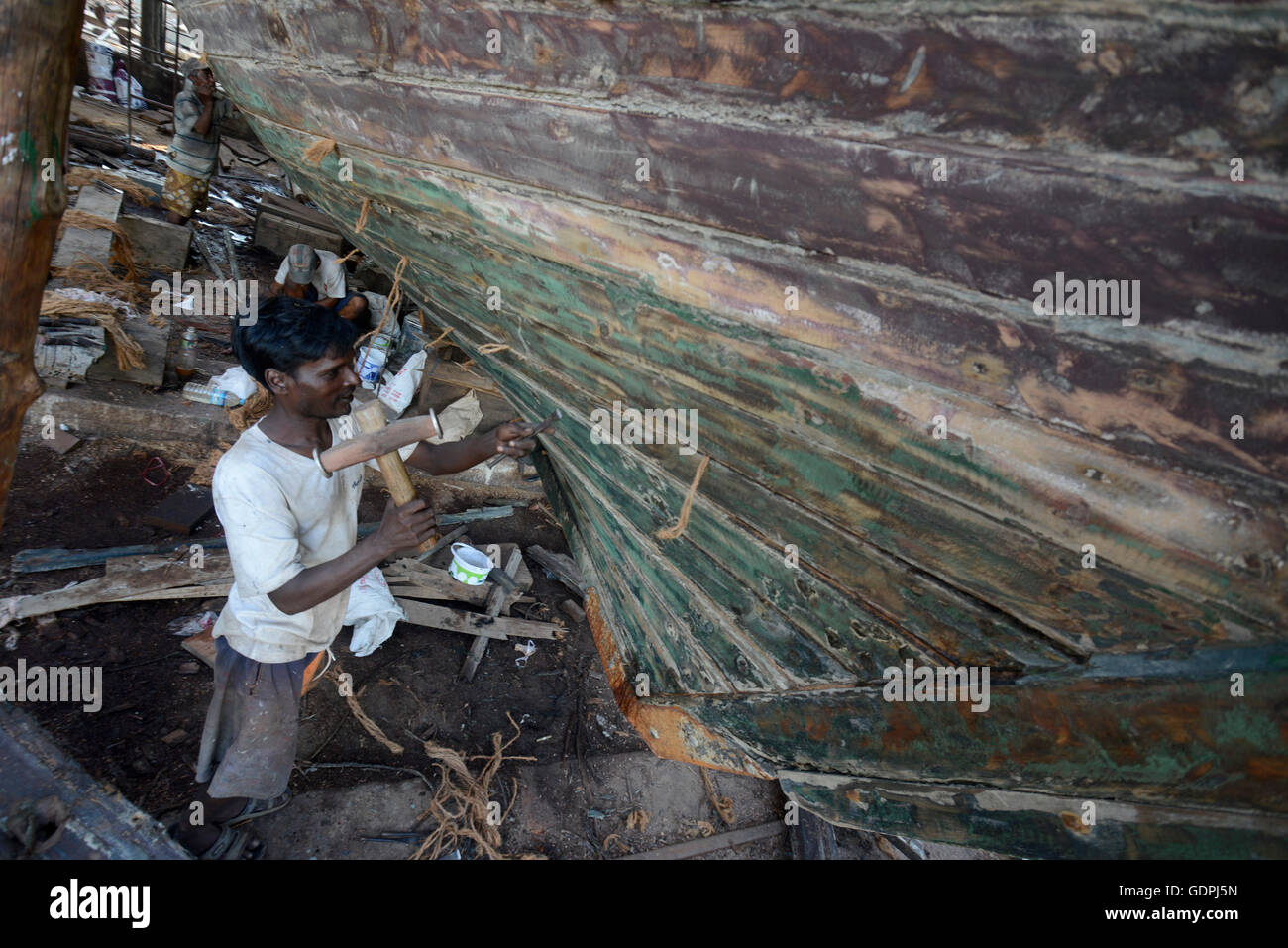 a Ship manufactur in the city of Myeik in the south in Myanmar in ...