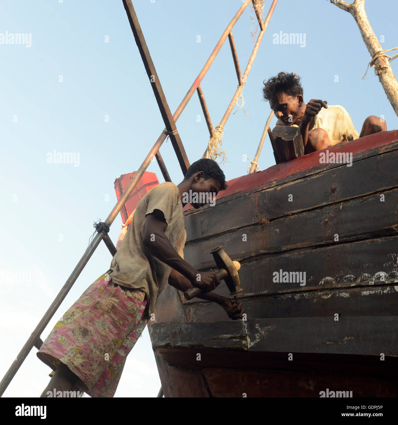 a Ship manufactur in the city of Myeik in the south in Myanmar in ...