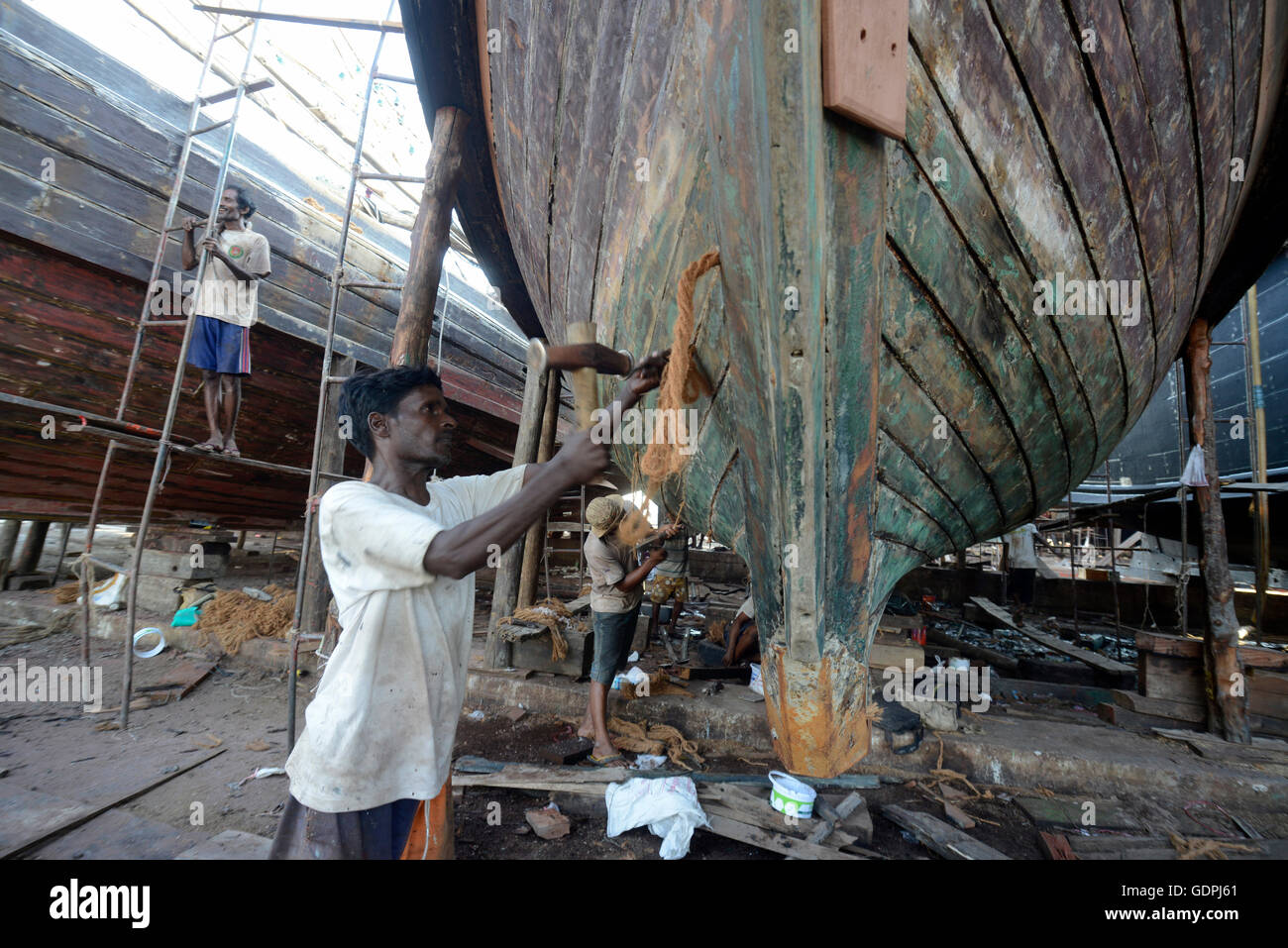 a Ship manufactur in the city of Myeik in the south in Myanmar in ...