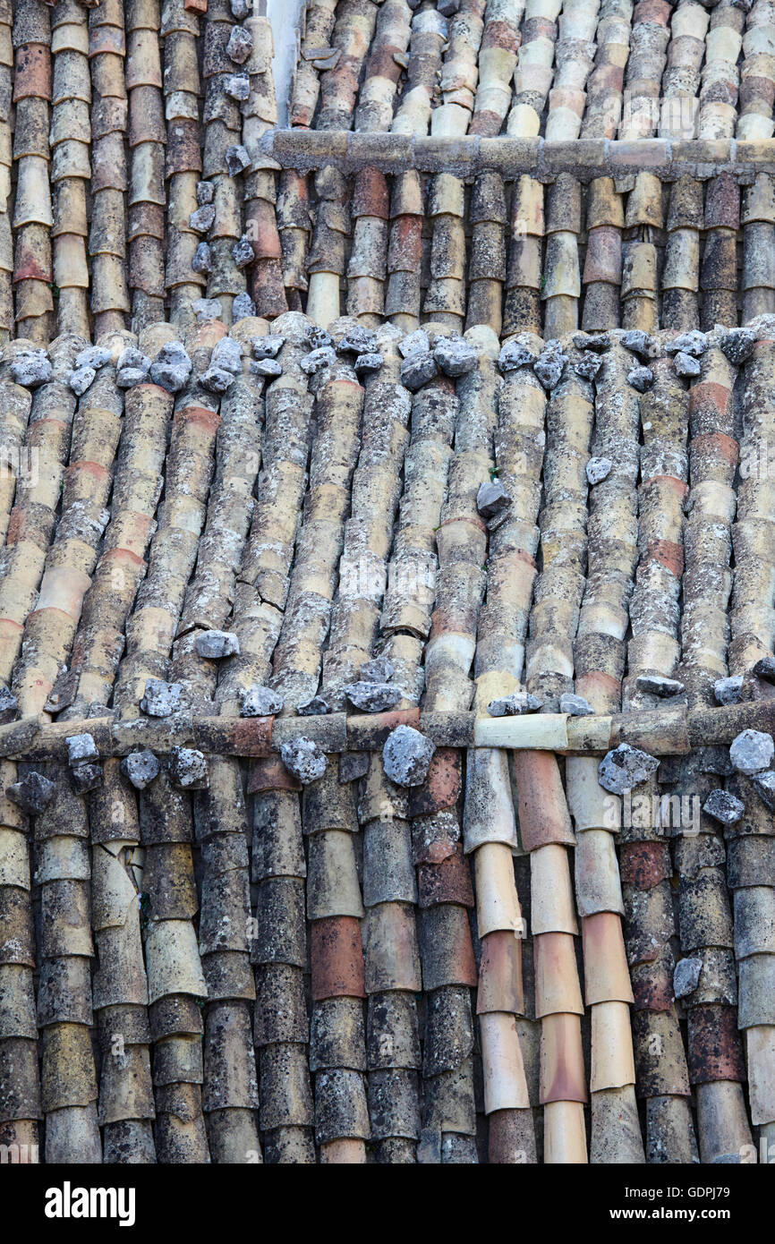Traditional italian roof tiles hi-res stock photography and images - Alamy