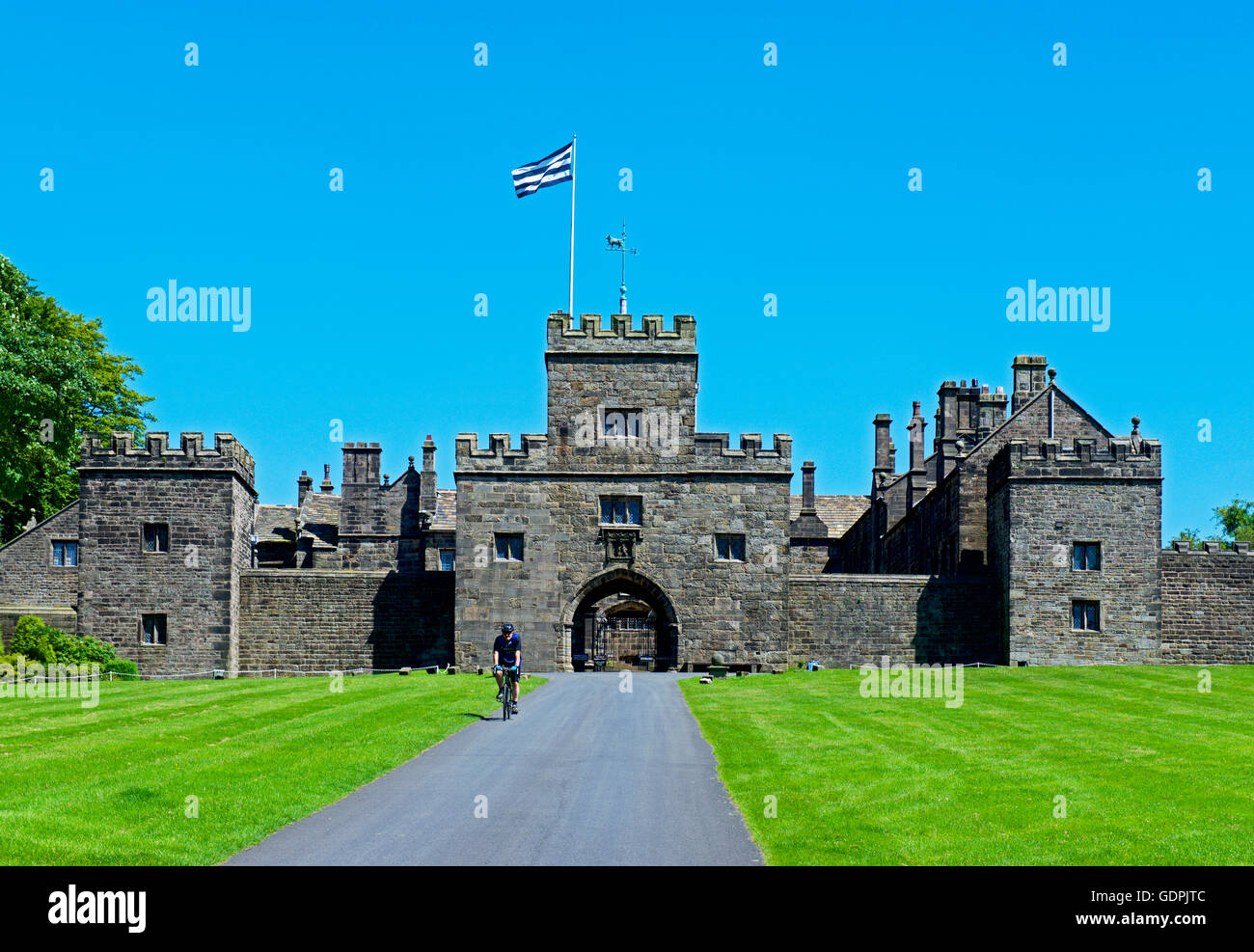 Houghton Tower, a fortified manor house near Preston, Lancashire ...