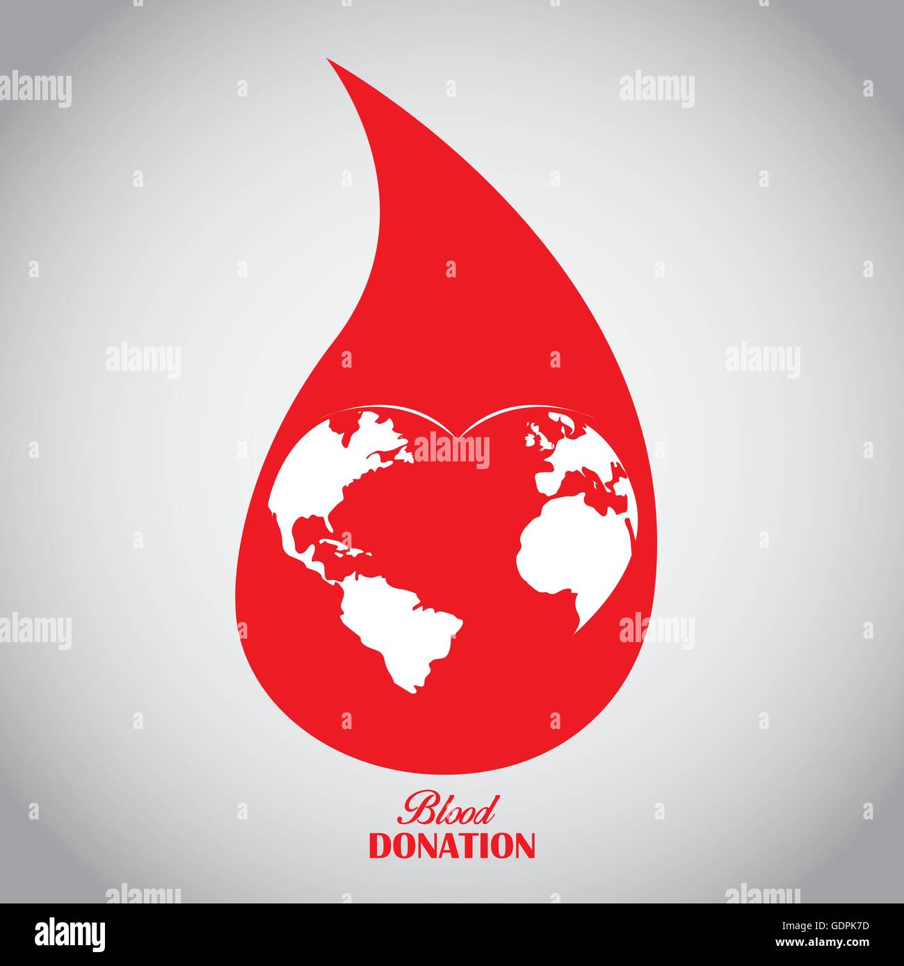 Isolated drop shape, Blood donation, Vector illustration Stock Vector ...