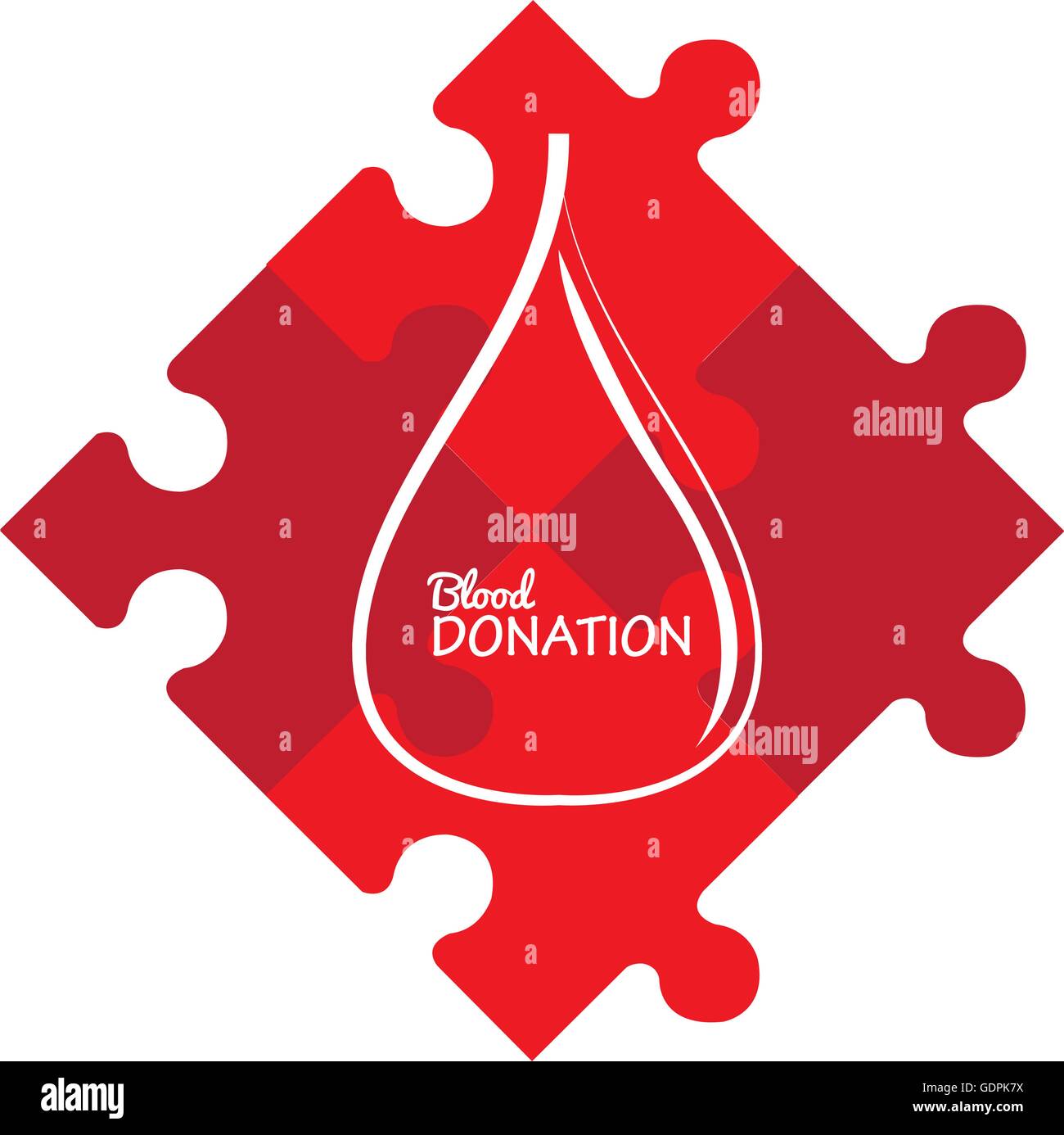 Isolated drop shape, Blood donation, Vector illustration Stock Vector ...