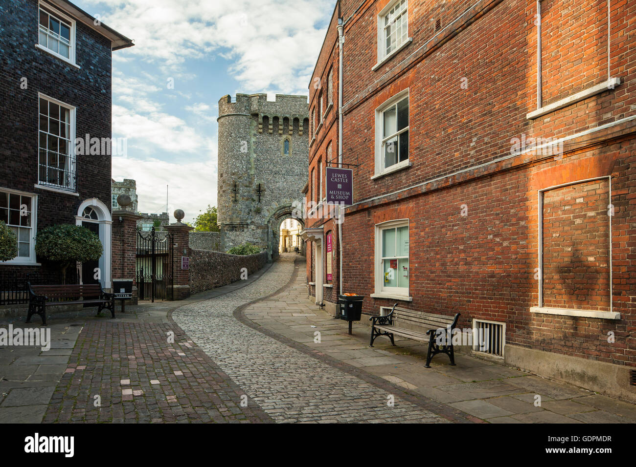 Lewes Castle, England Stock Photo - Alamy
