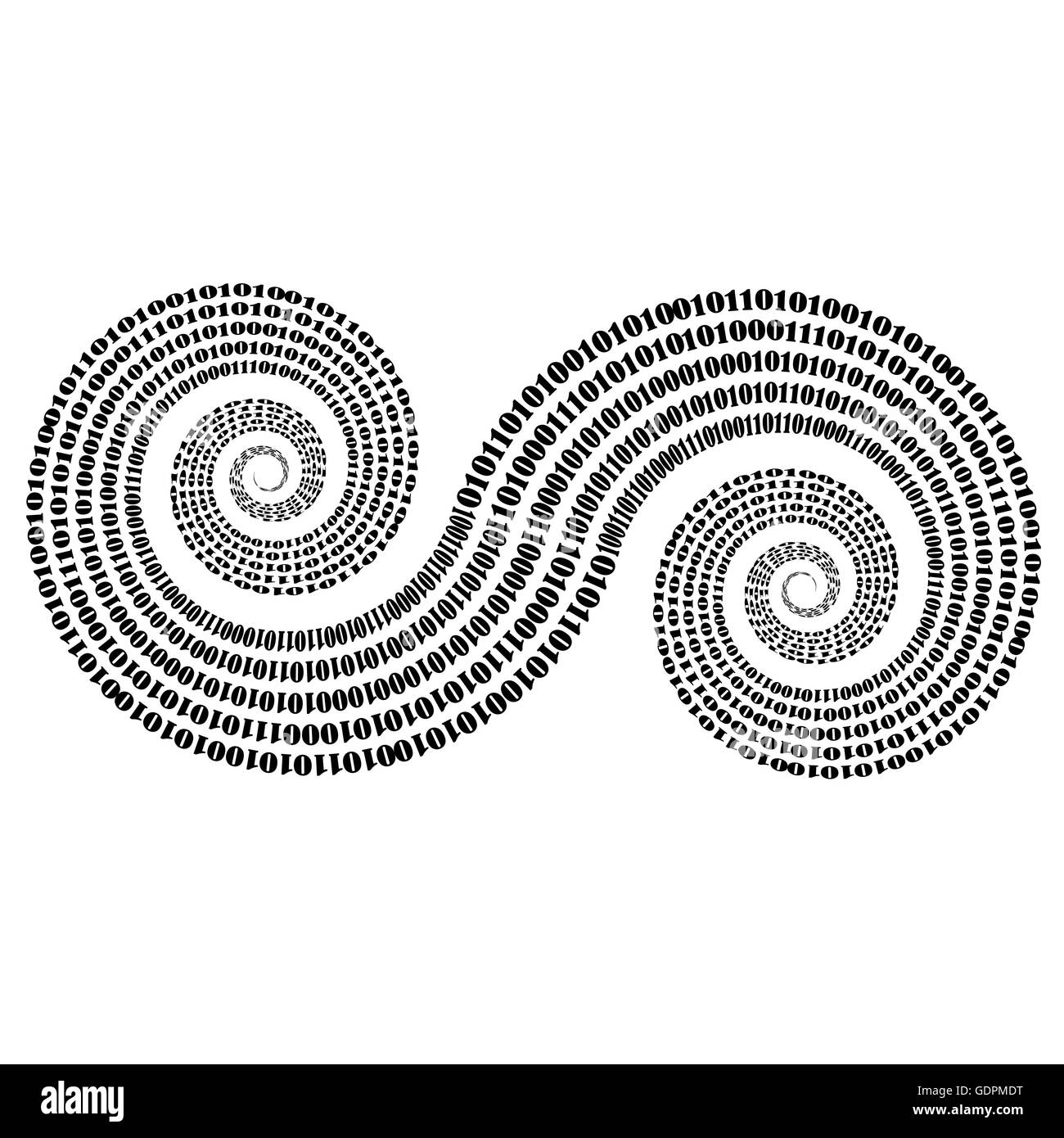 Binary Code Background Decryption And Encoding Stock Vector Image And Art Alamy